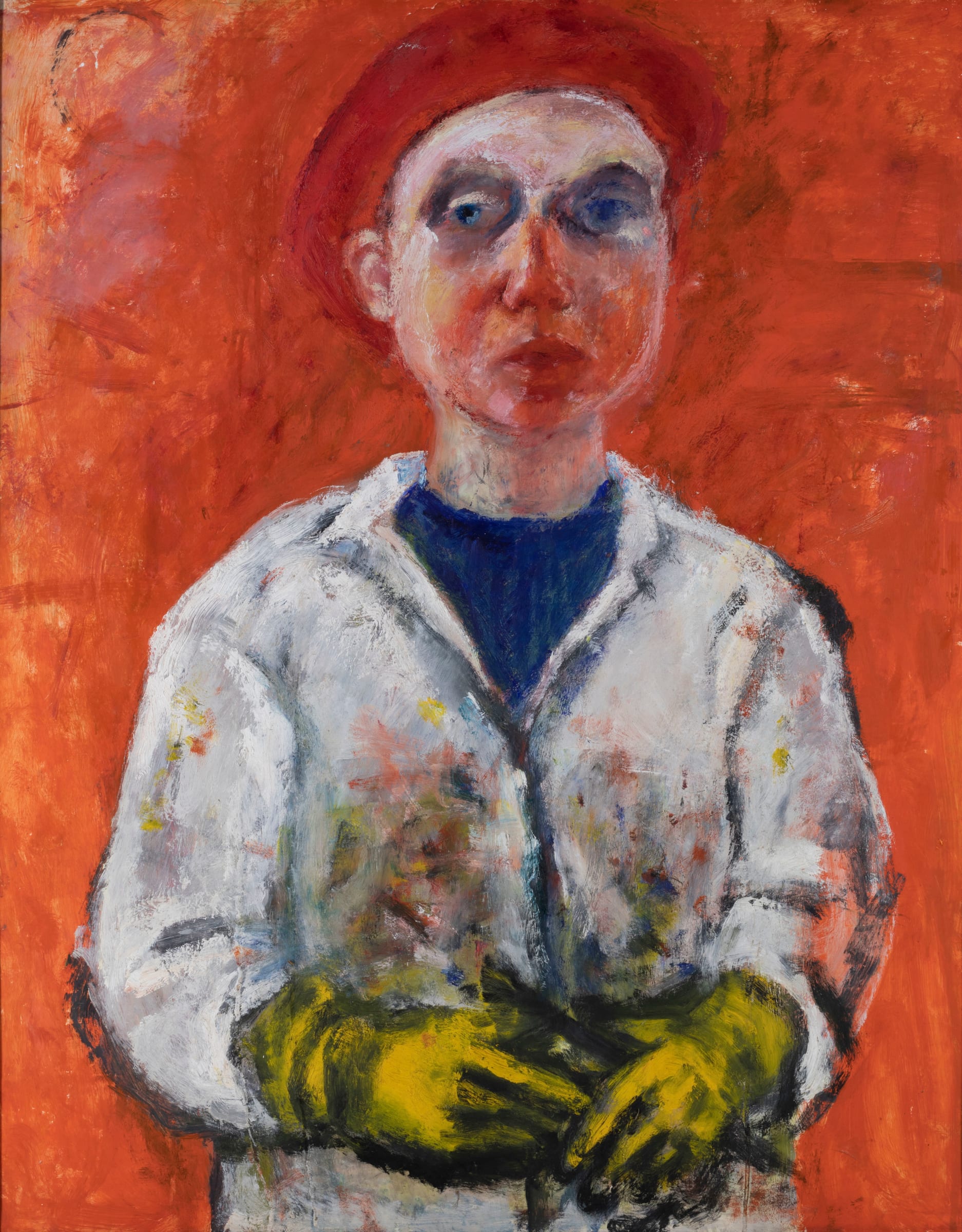 Shani Rhys James, Self-Portrait with Red Beret, 1991 | Connaught Brown