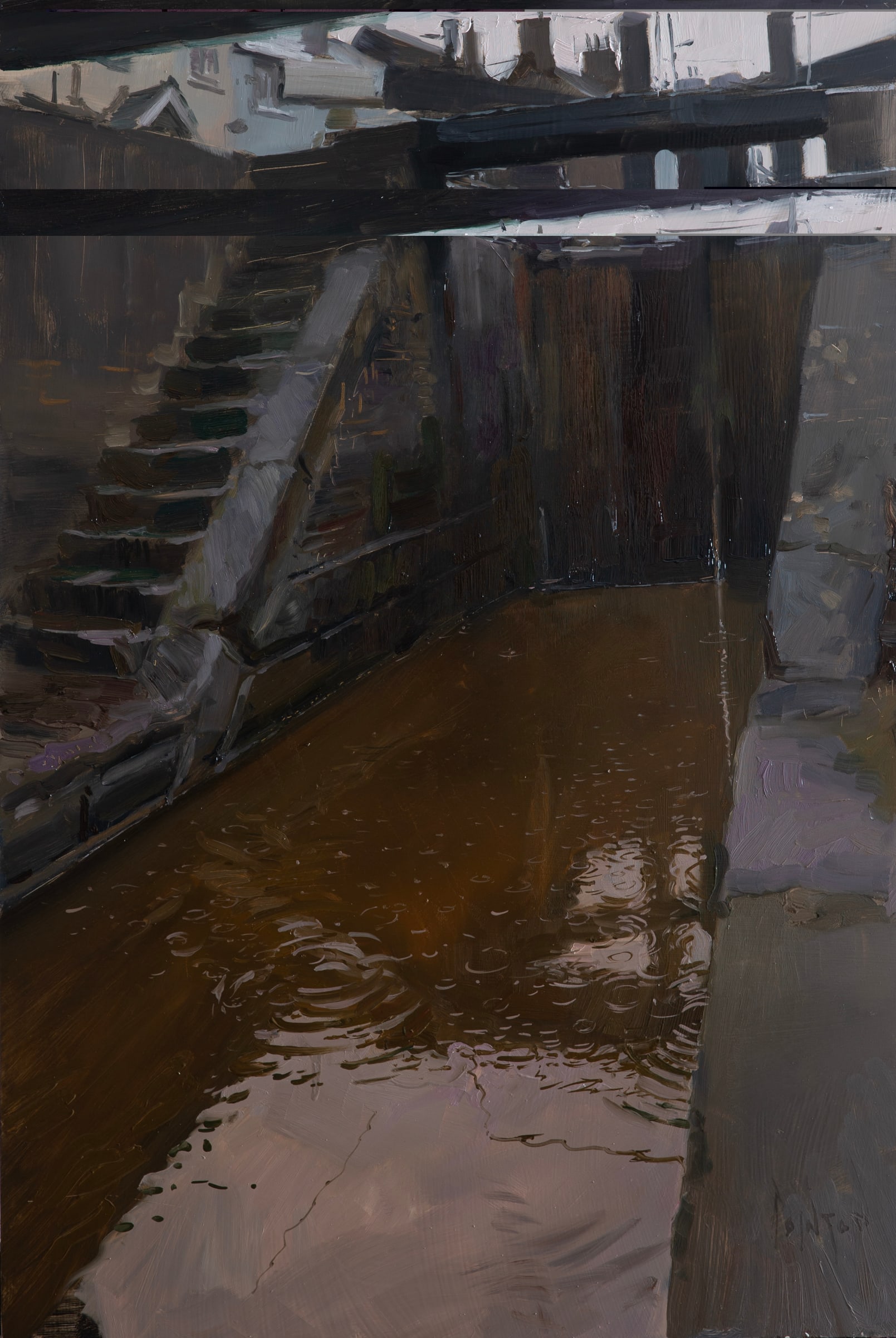 Rob Pointon ROI, Drizzle Under The Lock, 2025 | Contemporary Six