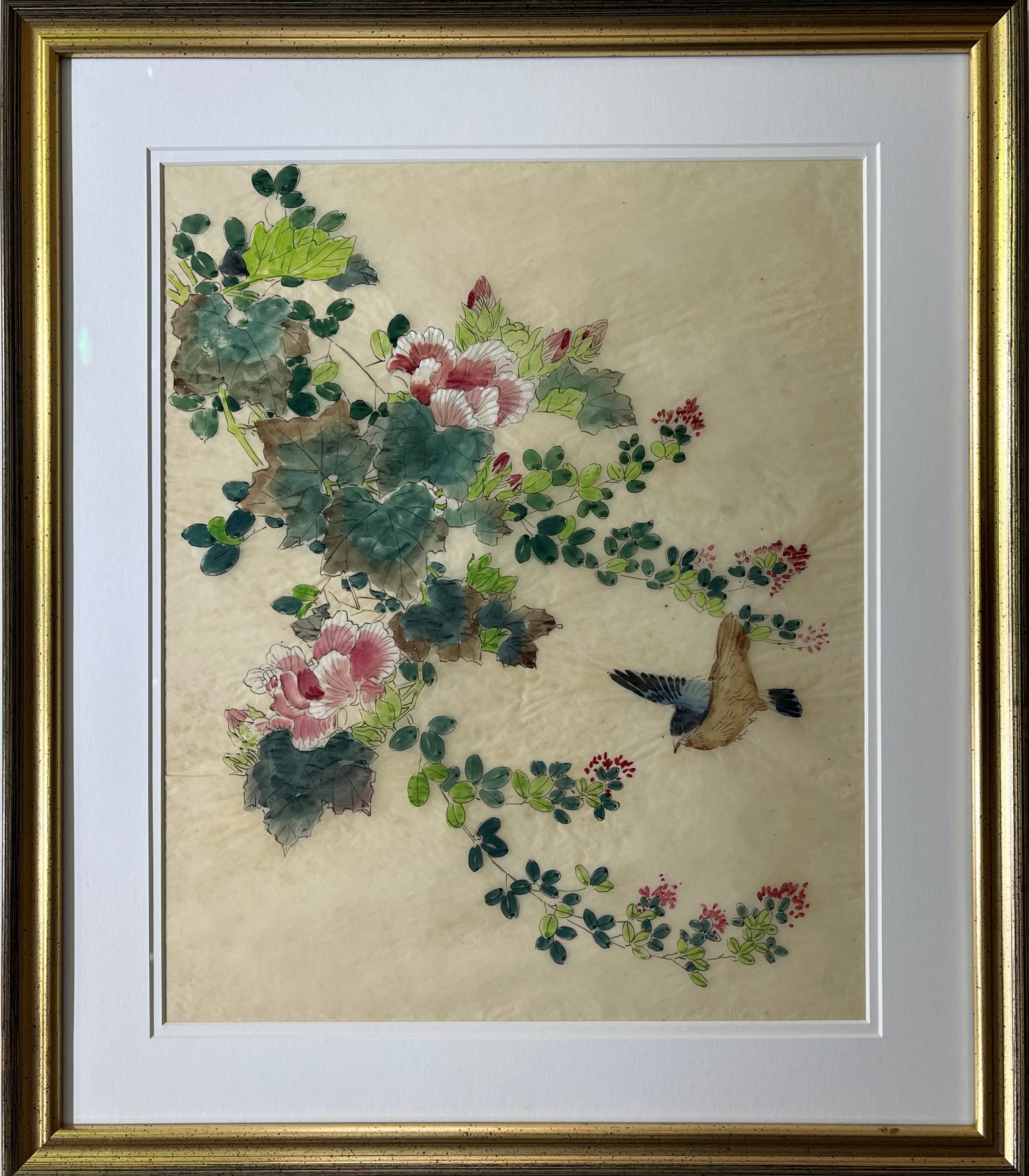 Pierre Adolphe Valette, Bird Among Blooms | Contemporary Six