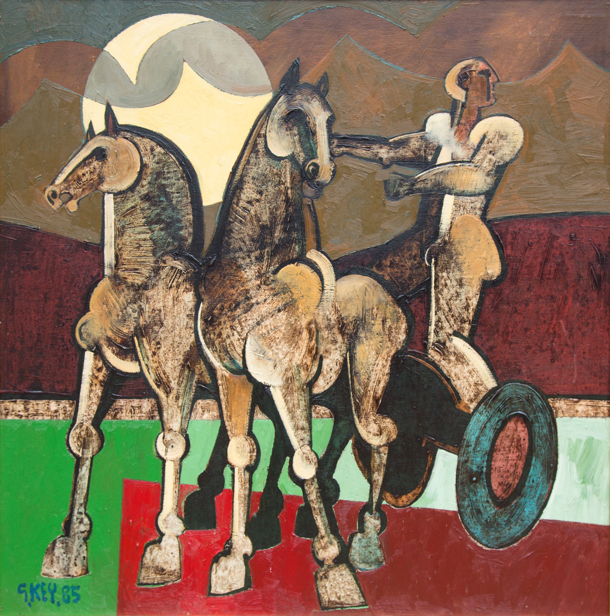 Geoffrey Key, Chariot Rider , 1985 | Contemporary Six