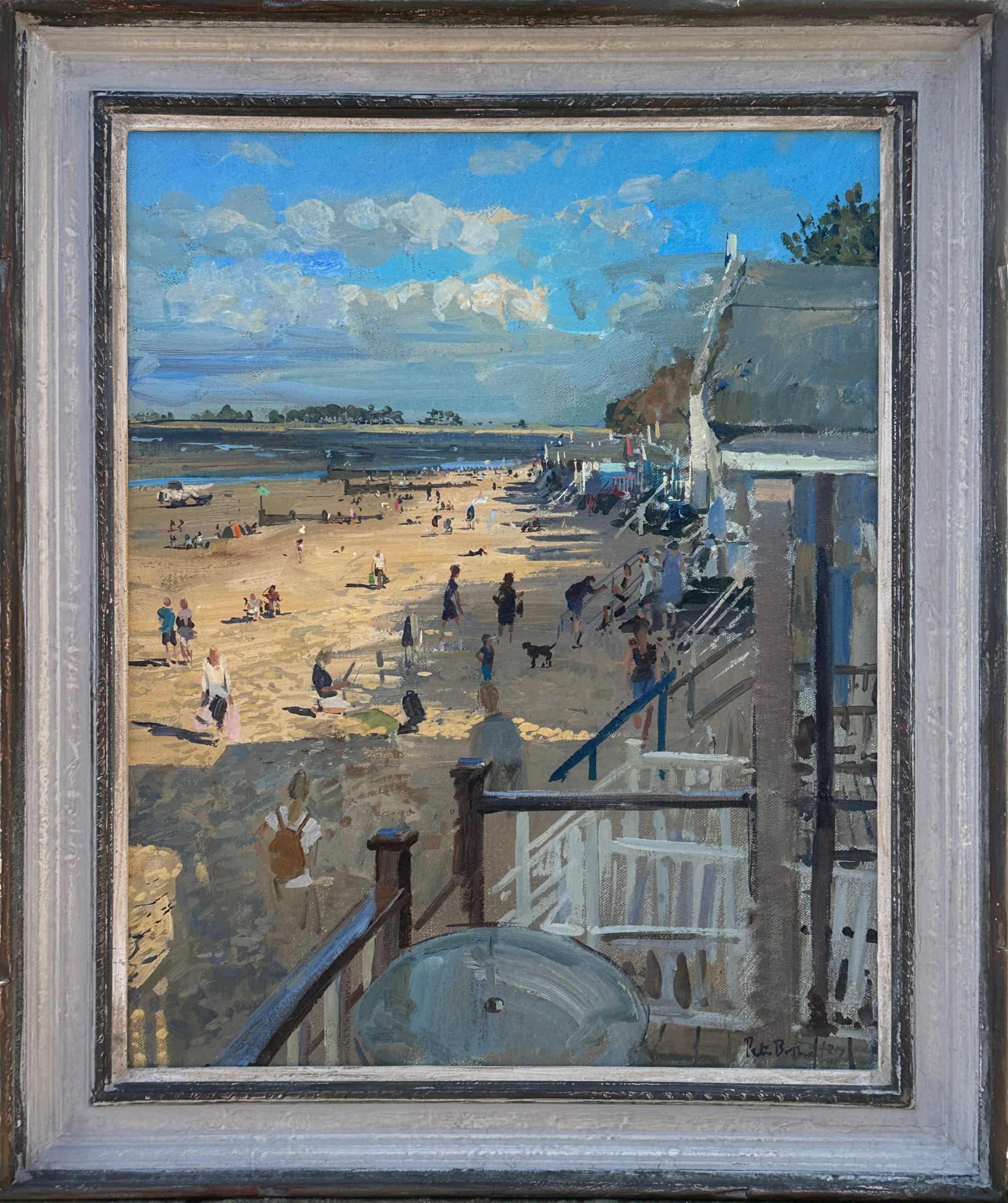 Peter Brown ROI NEAC, From The Beach Huts , Wells-Next-The-Sea, 2020 ...