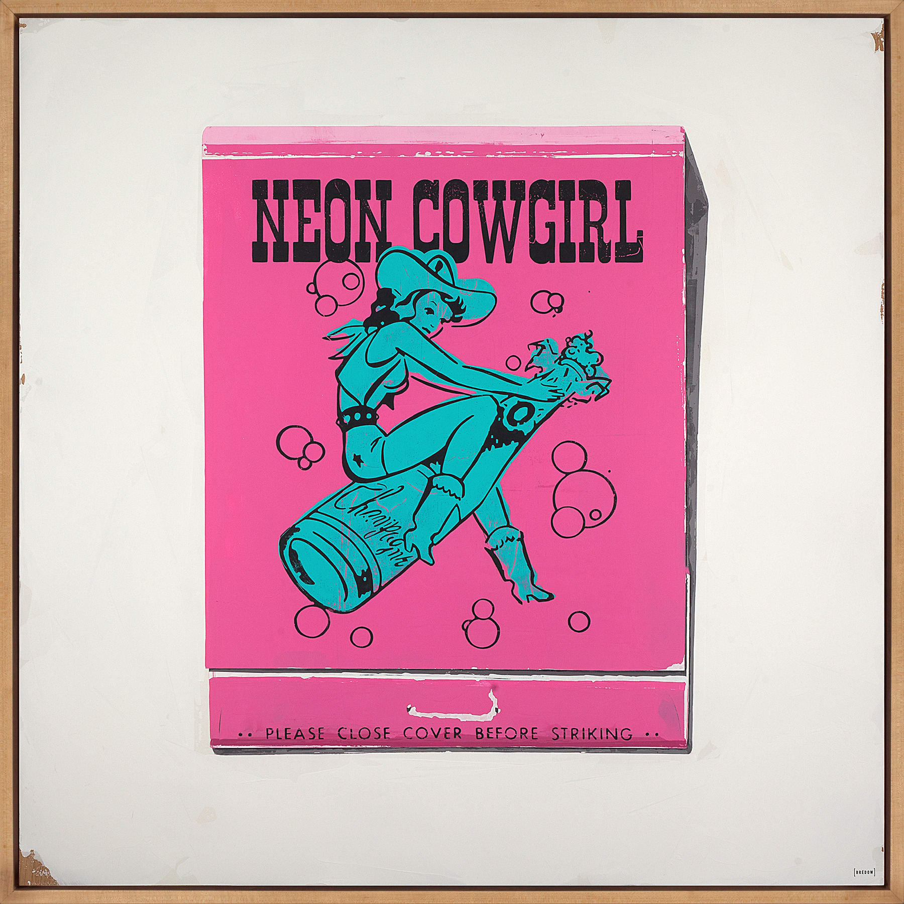 Dennis Bredow, Matched: Neon Cowgirl | Courtney Collins Fine Art