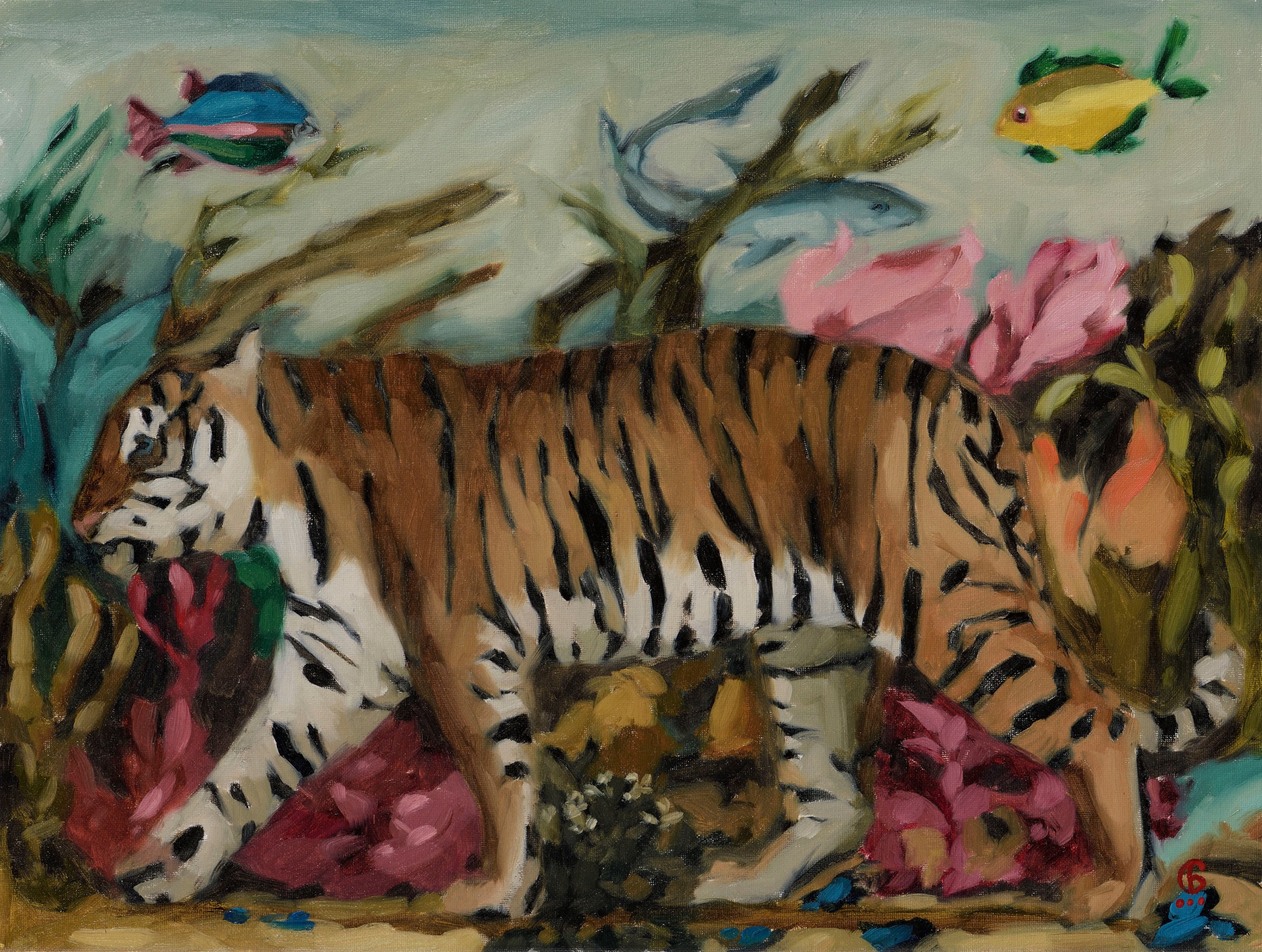 Georgia Fiennes, Aquaticat | Cricket Fine Art