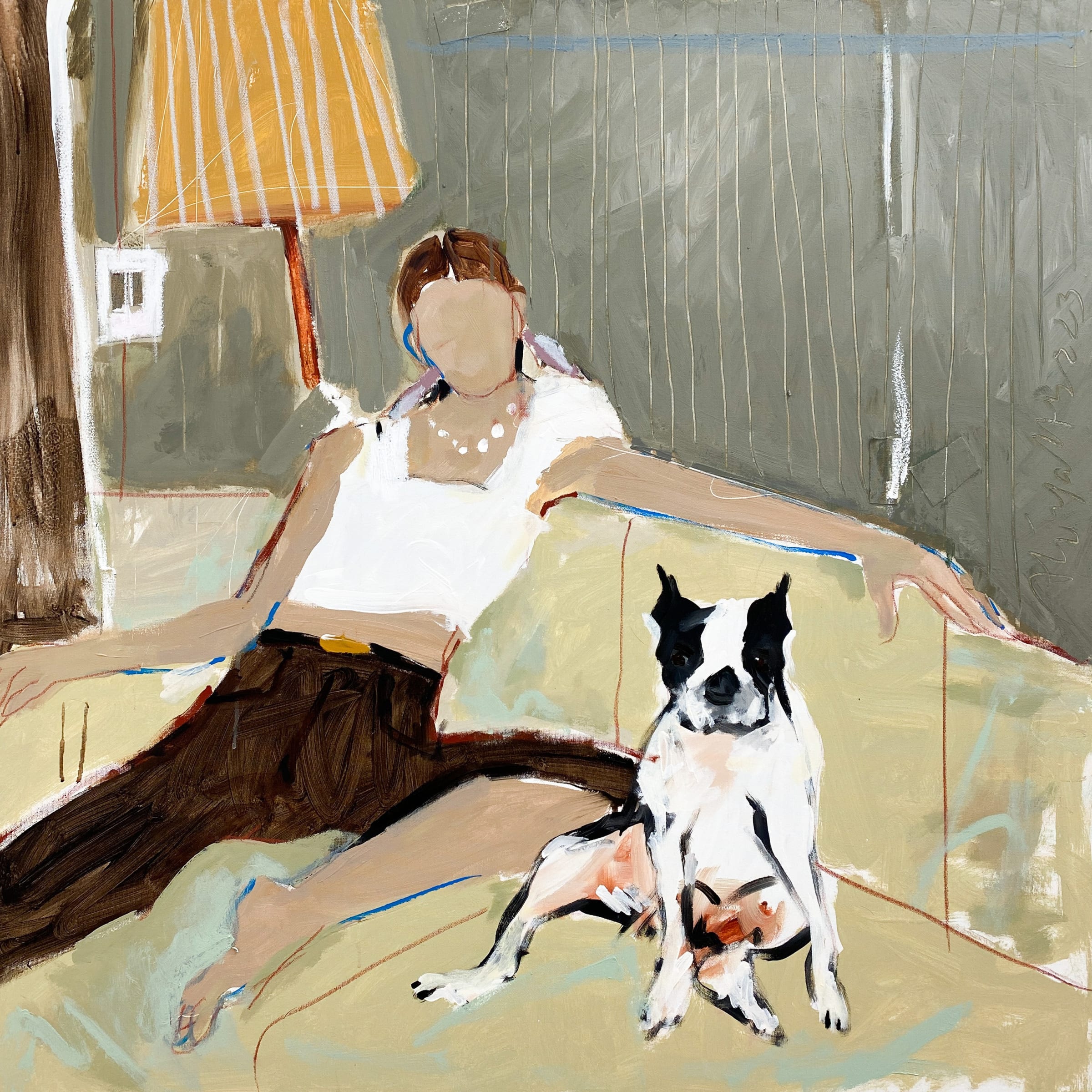 Aliya Abs, Bonny and Clive | Cricket Fine Art