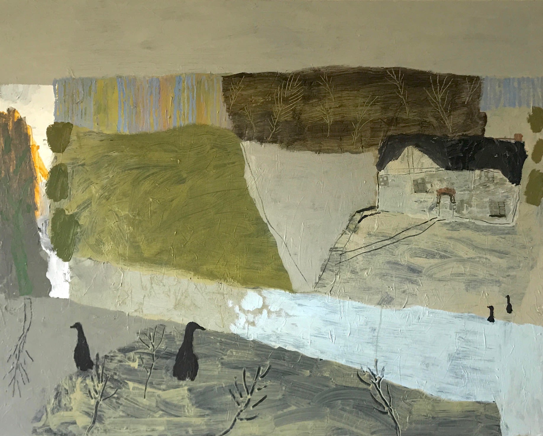 David Pearce, Indian Runner Ducks (Hungerford Gallery) | Cricket Fine Art