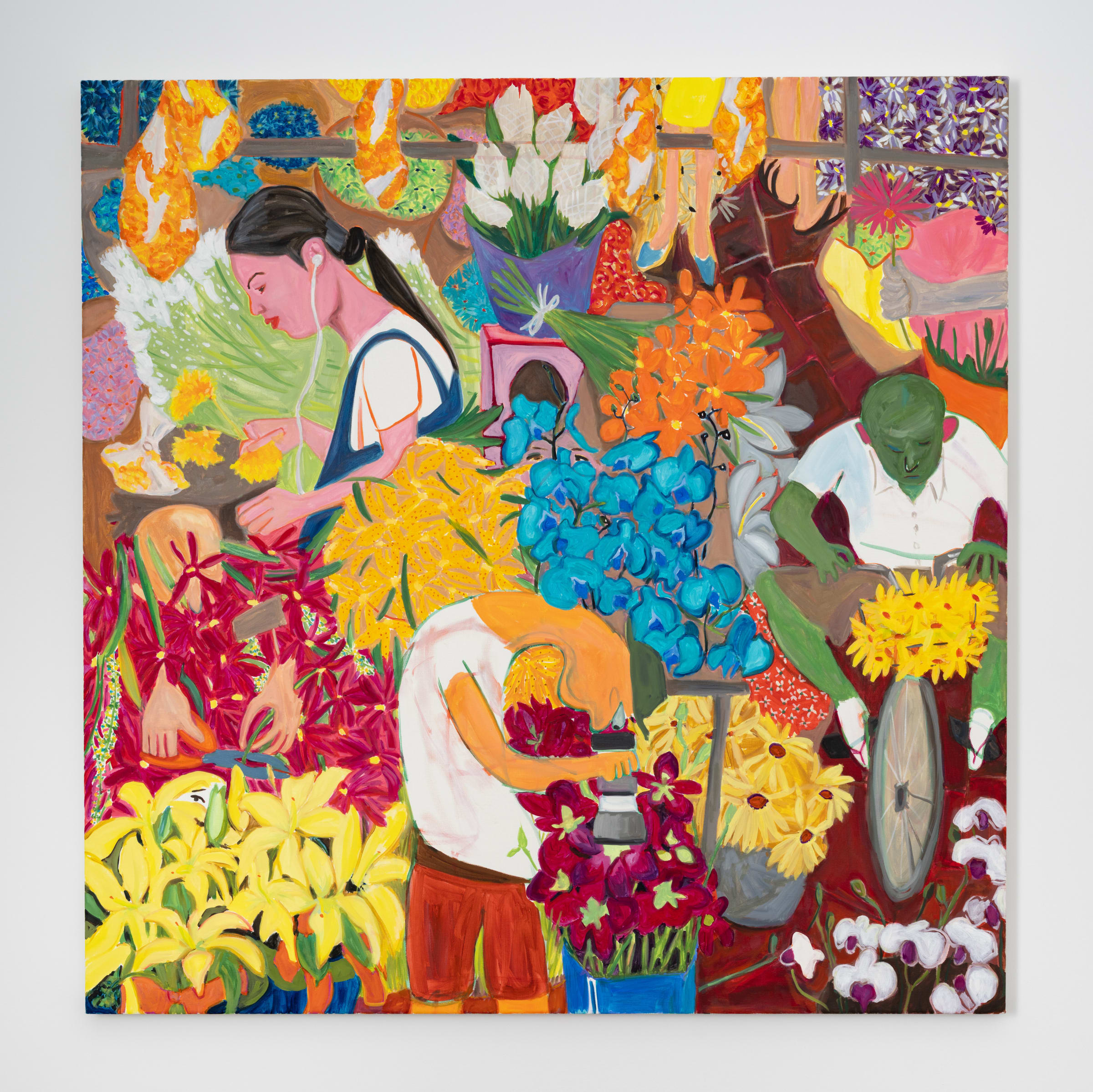 Maureen O'Leary, Flower Market, Bangkok, 2025 | Cristin Tierney