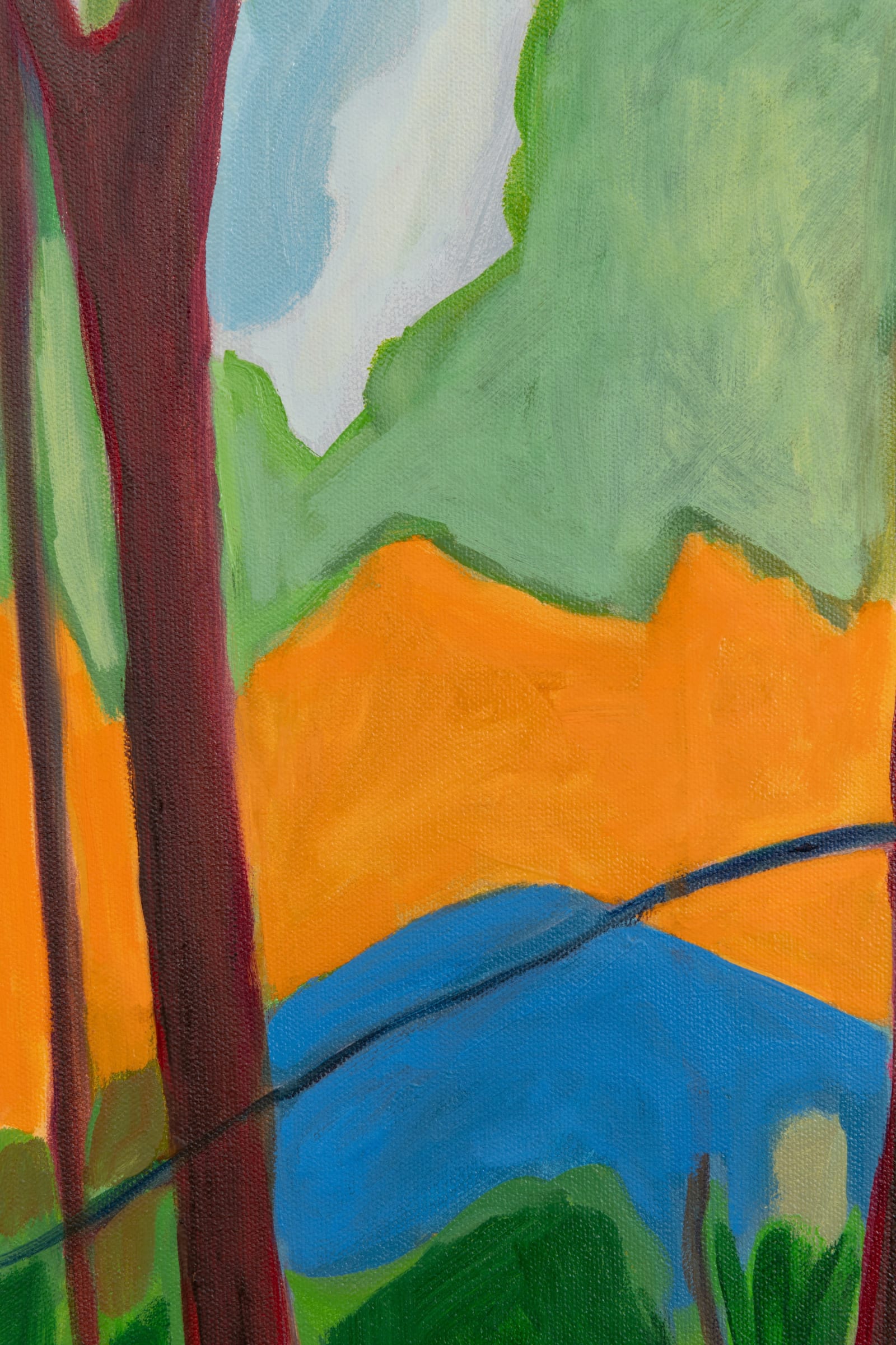 Maureen O'Leary, Sunset and Roof, 2023 | Cristin Tierney