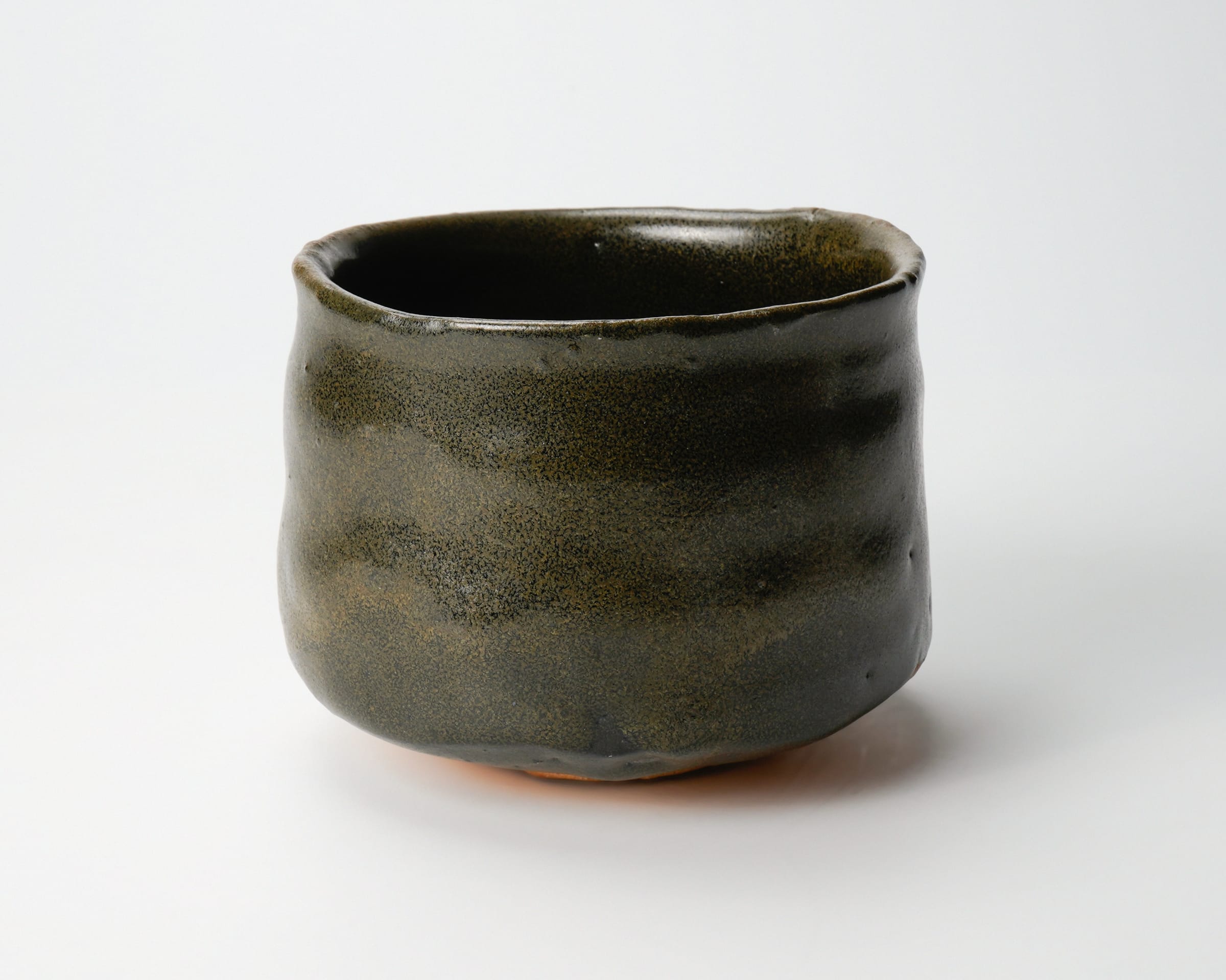 Toyoba Seiya 豊場惺也, Seto-guro teabowl | Dai Ichi Arts | Japanese Modern Art