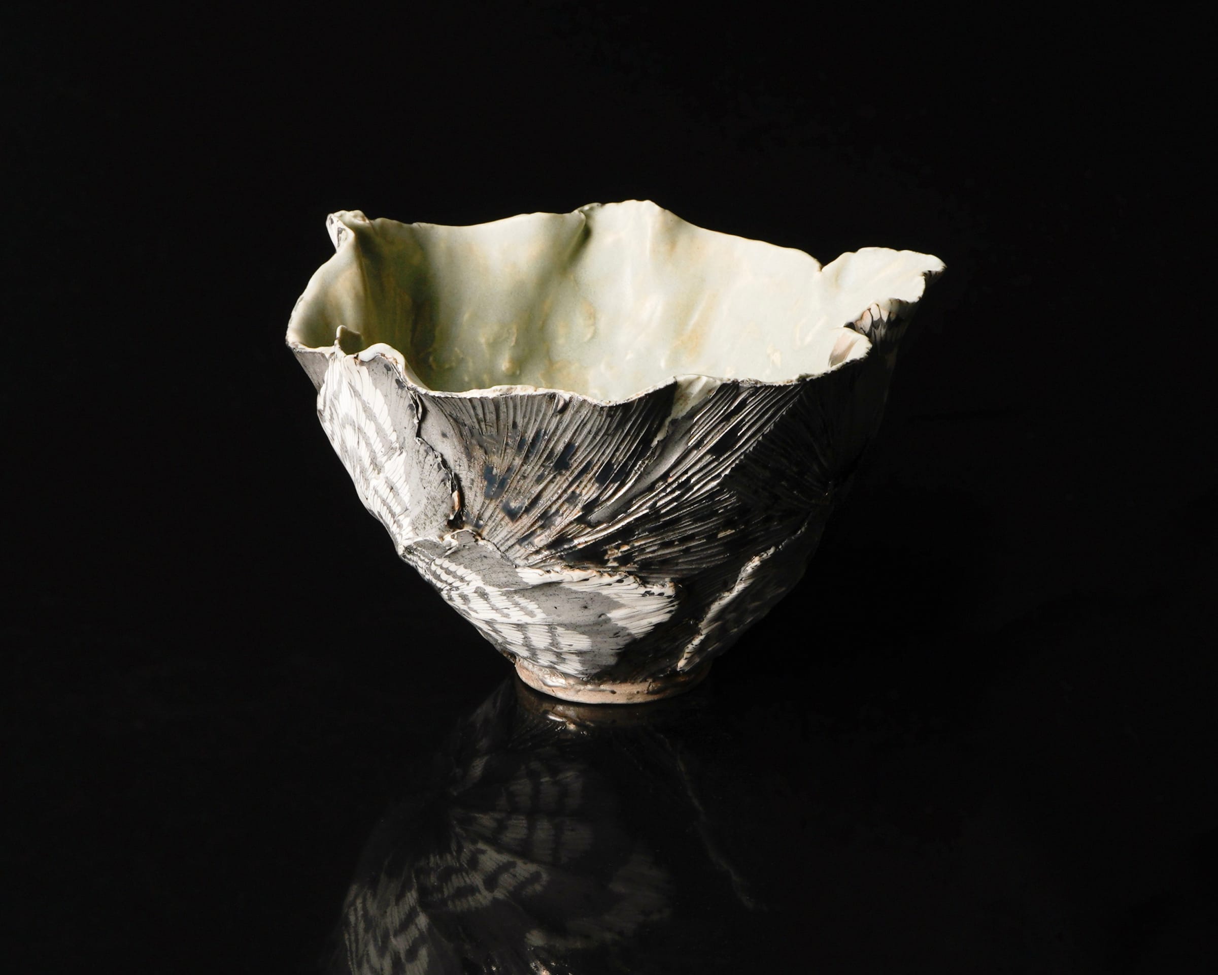 Shingu Sayaka 新宮さやか, No.38 "Calyx" teabowl 萼容 碗, 2024 | Dai Ichi Arts ...