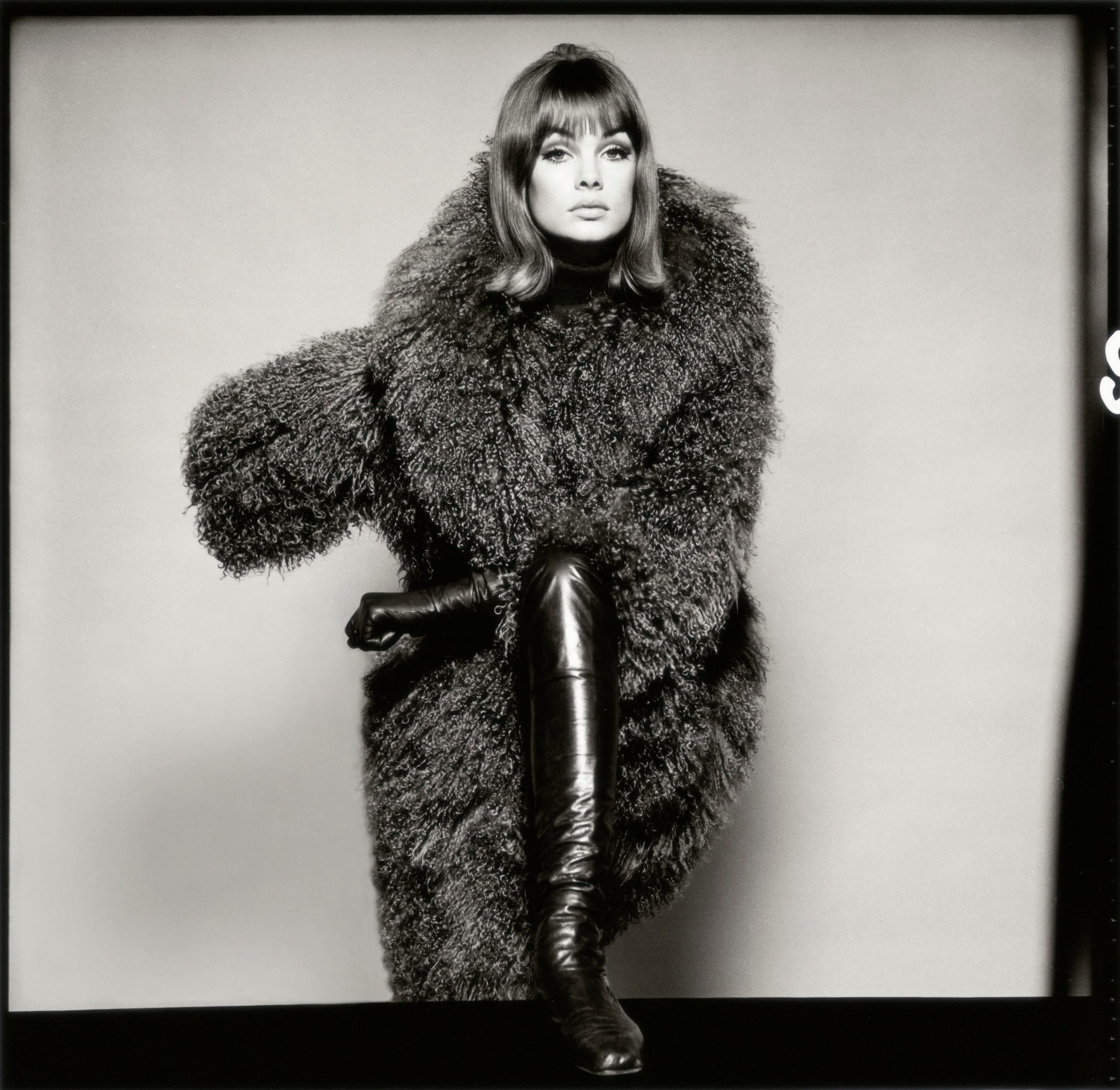 David Bailey, Jean Shrimpton [Fur Coat], 1963-2009 | Dellasposa