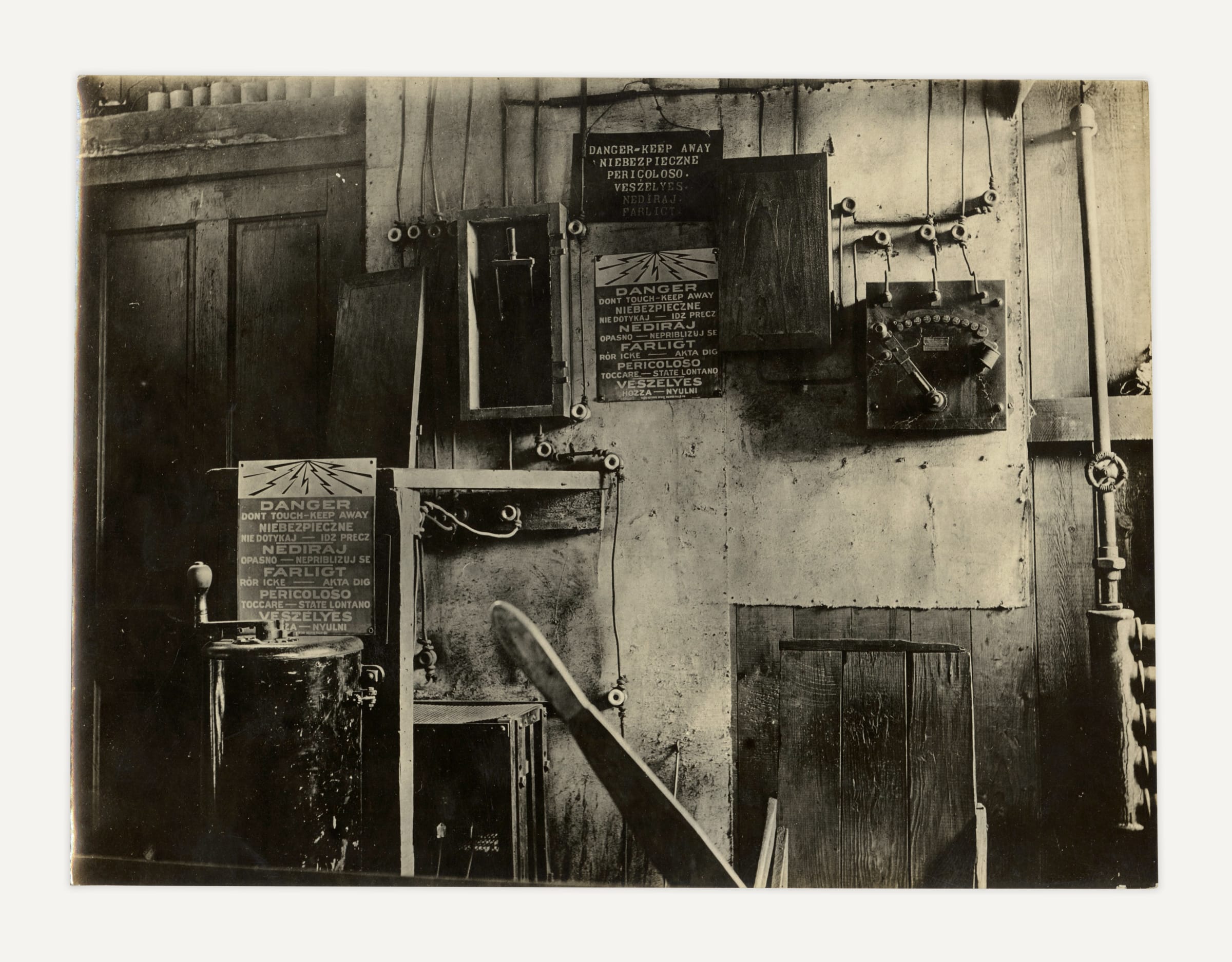 Anonymous, Danger Signs in "All Necessary" Languages, 1910s-20s ...