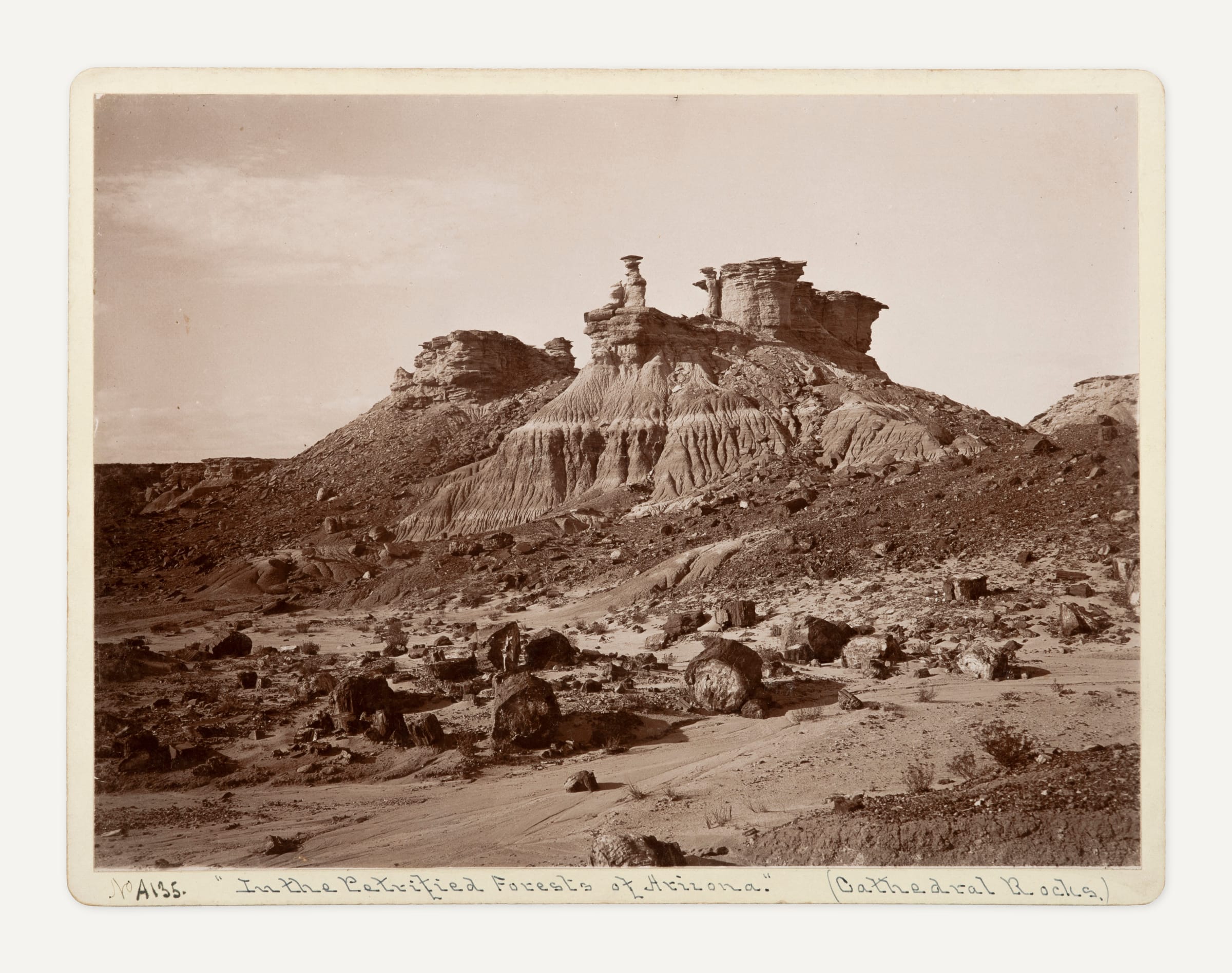 Adam Clark Vroman, In the Petrified Forests of Arizona (Cathedral Rocks ...