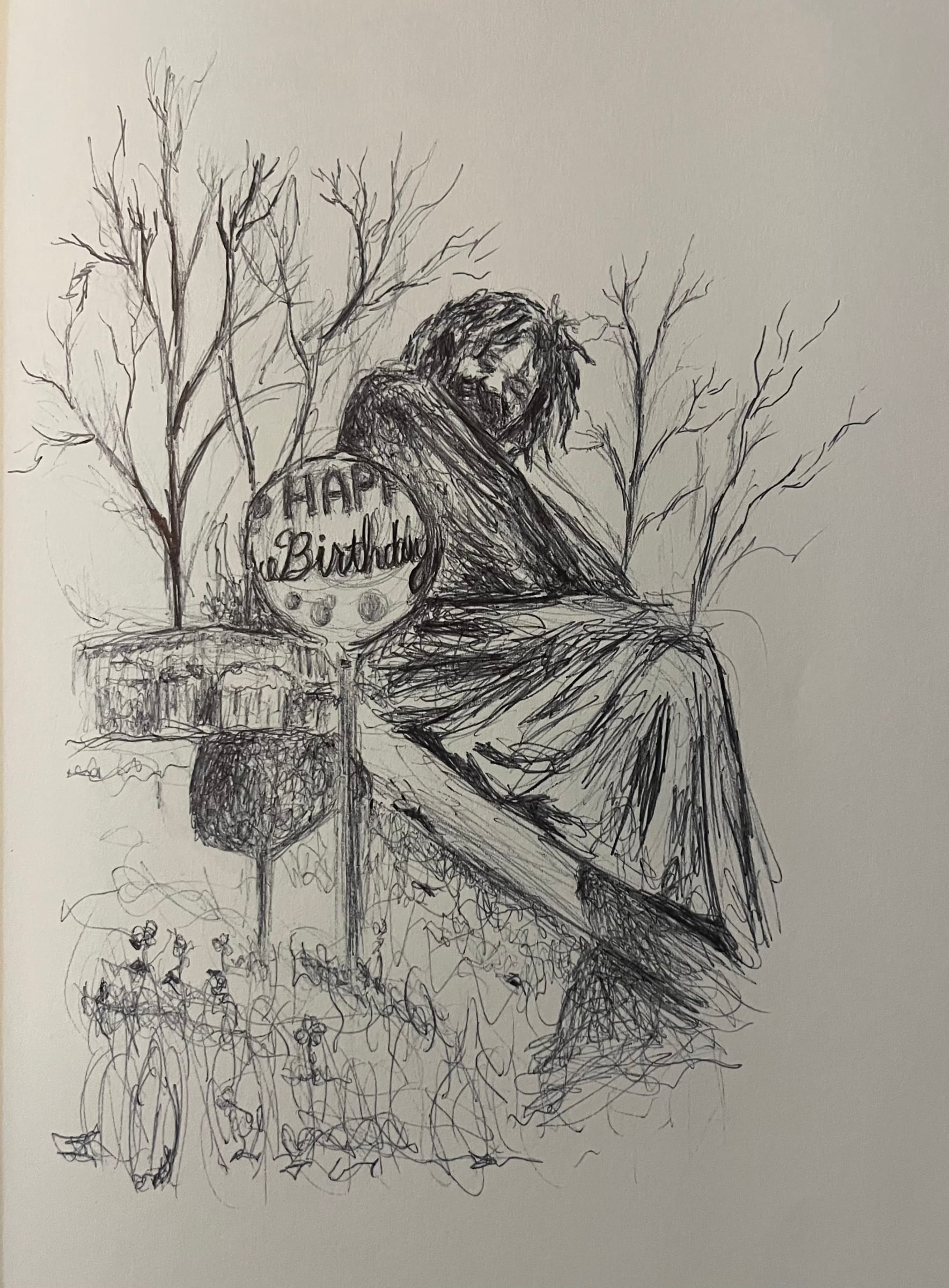 Omari Booker, Happy Birthday, 2025 | Elephant Gallery