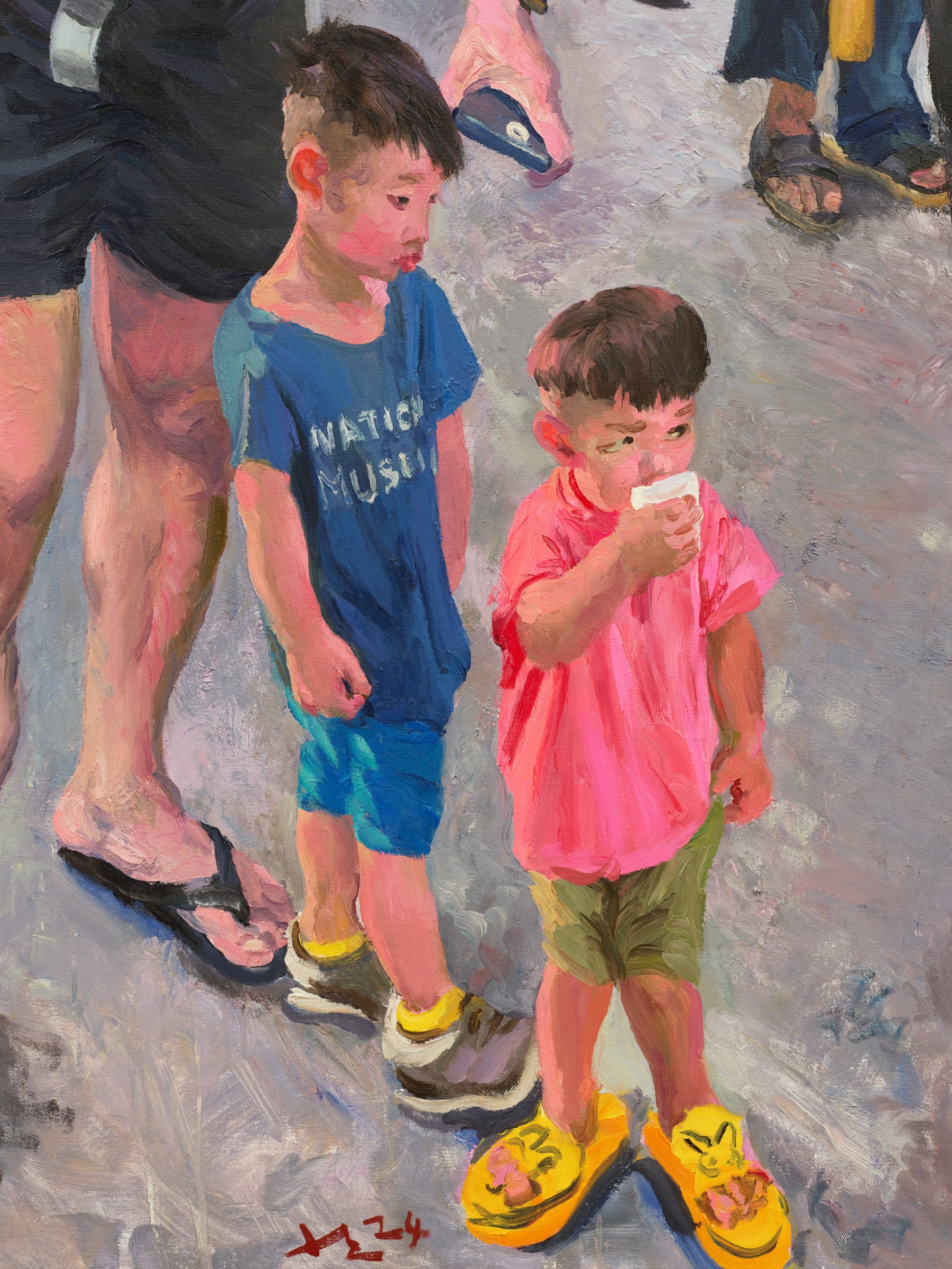 刘小东 LIU Xiaodong, 日巡 Daytime Patrol, 2024 | 誠品畫廊｜線上展廳 ｜OVR