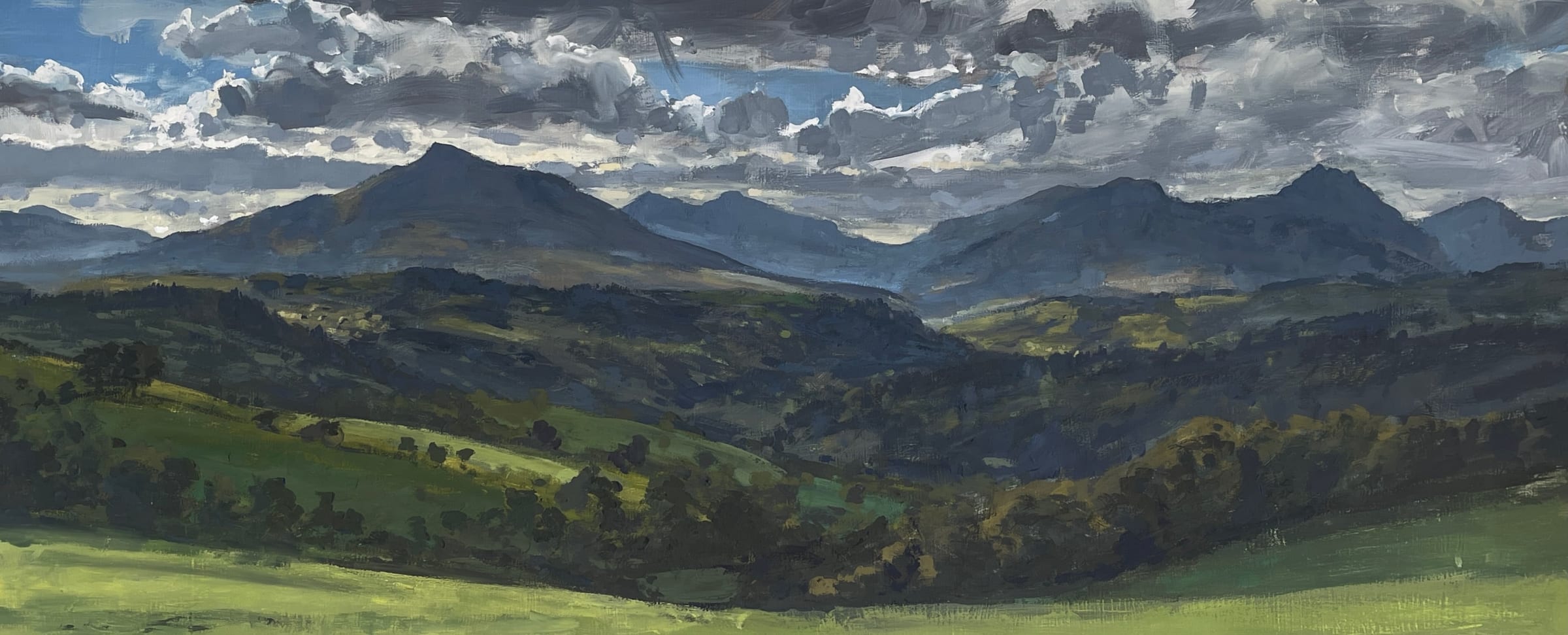 Matthew Wood, Eryri from Nebo, 2025 | Ffin y Parc Gallery