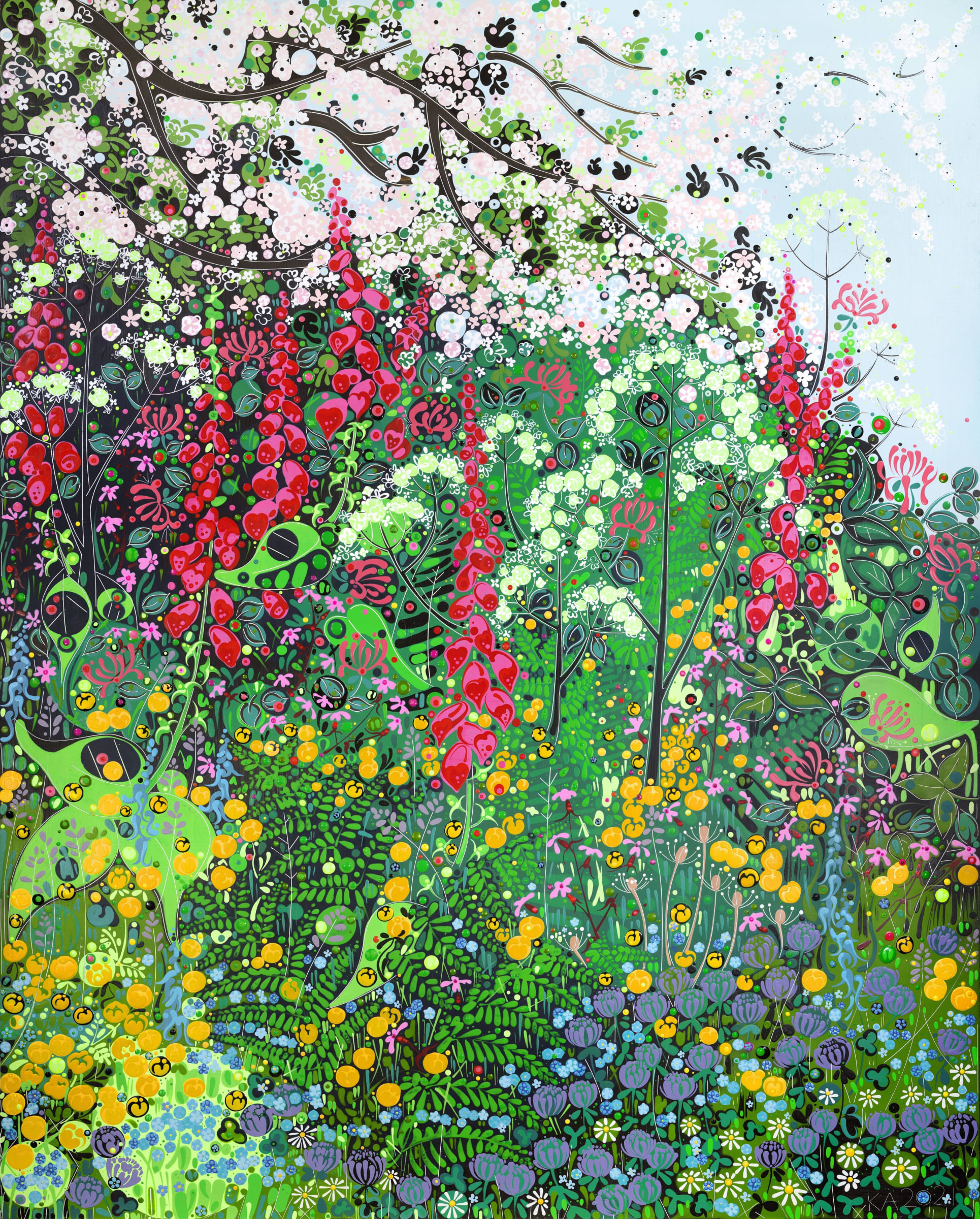 Katie Allen, June Hedgerow, 2021 | Ffin y Parc Gallery