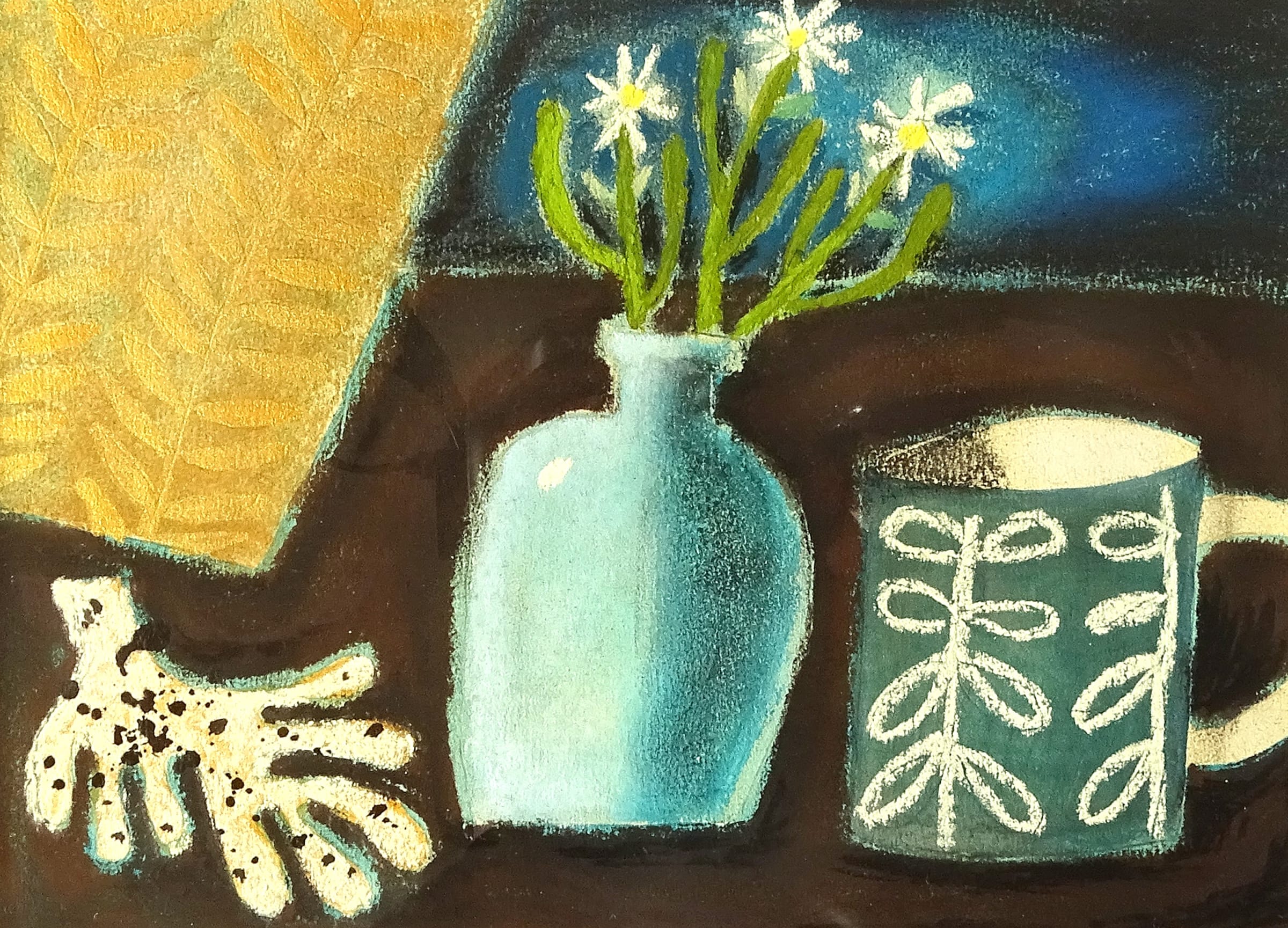Susan Gathercole, Still Life with Stitchwort & Seaweed, 2024 | Ffin y ...