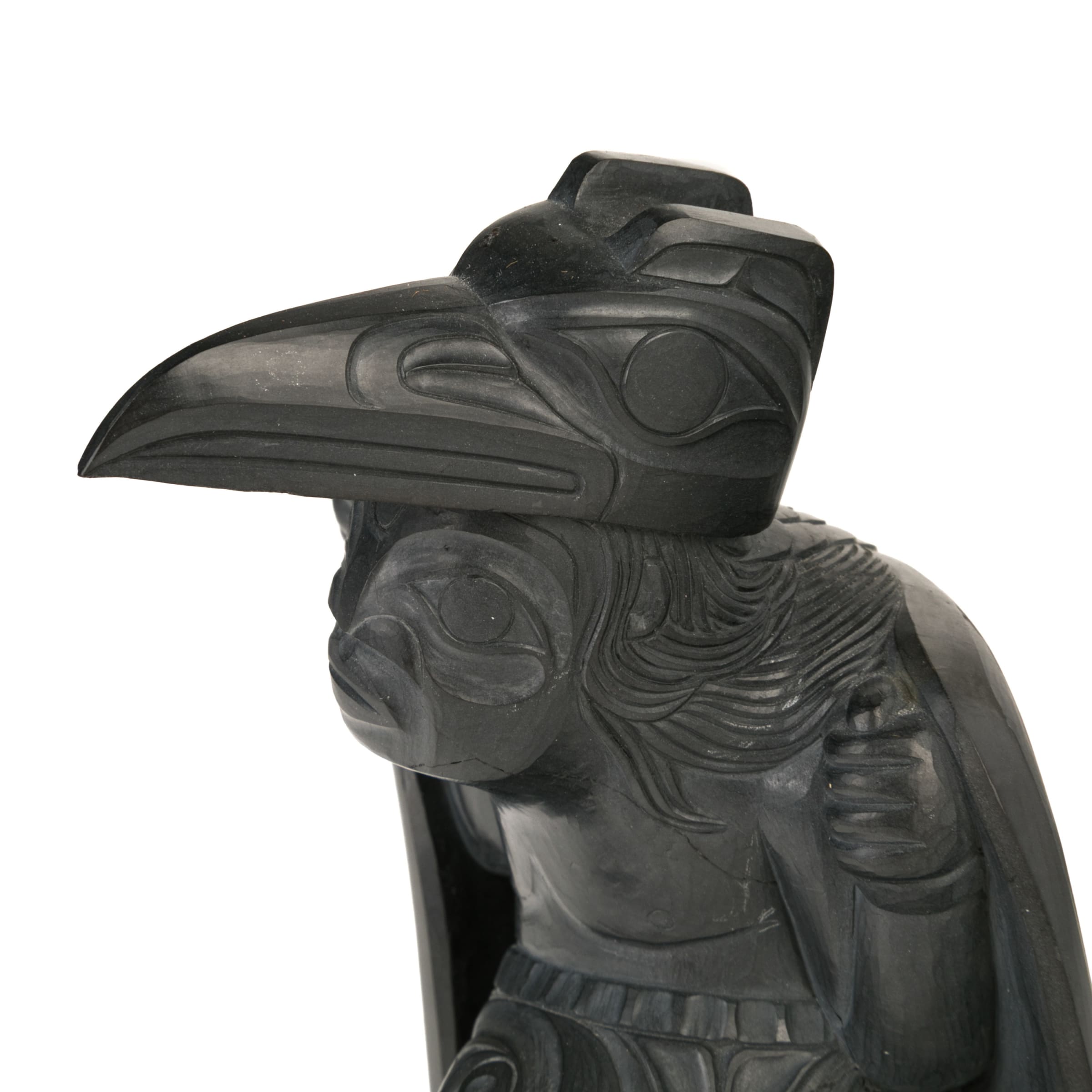 GARY MINAKER-RUSS (1958-2025), MASSET, HAIDA GWAII, Haida Raven Dancer ...