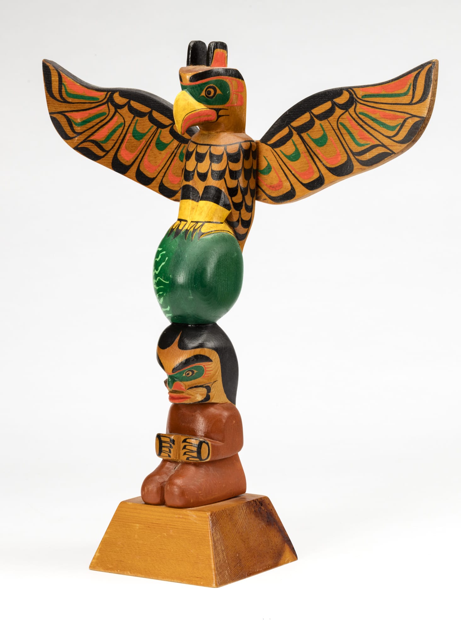 ELLEN NEEL (1916-1966) KWAKWA̱KA̱ʼWAKW, Totemland Model Pole, 1959 ...