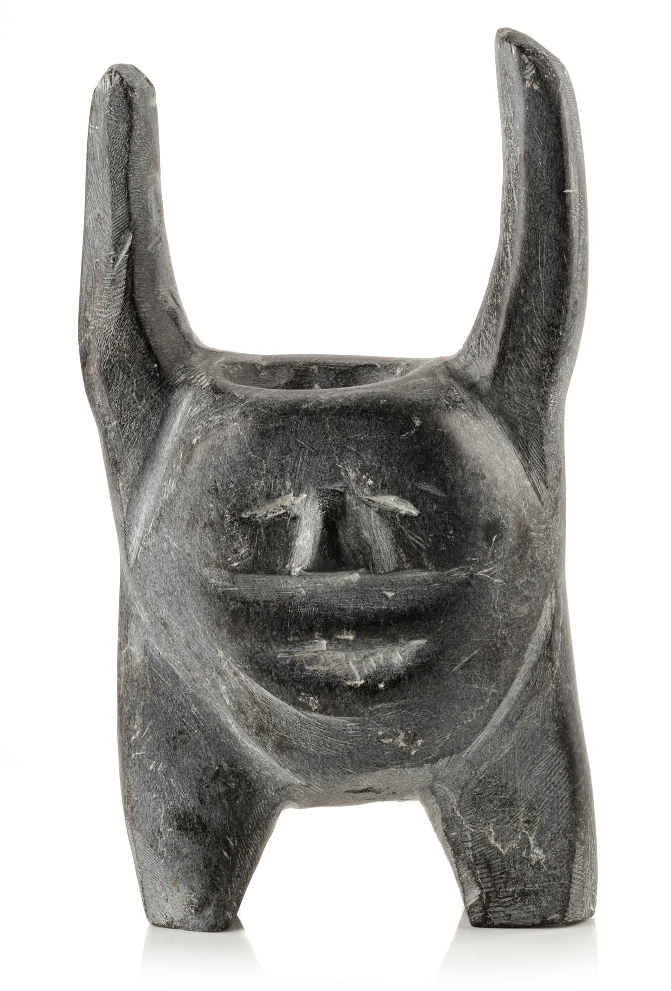 JOHN KAVIK (1897-1993) KANGIQLINIQ (RANKIN INLET), Figure with Upraised ...