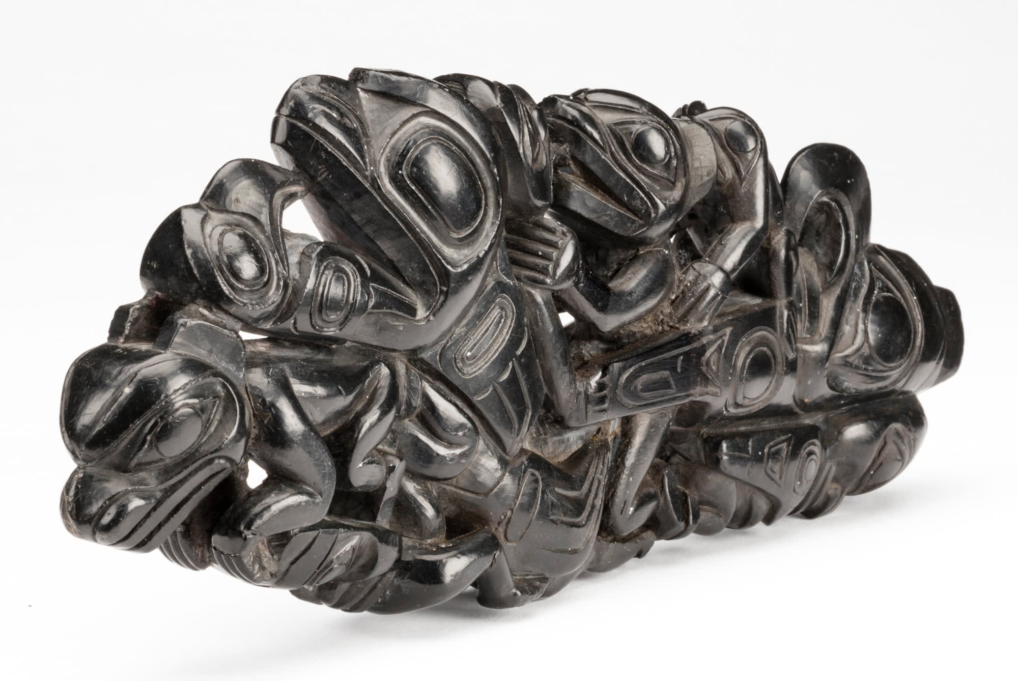 UNIDENTIFIED HAIDA MAKER, Early Haida-Motif Panel Pipe, c. 1830s ...