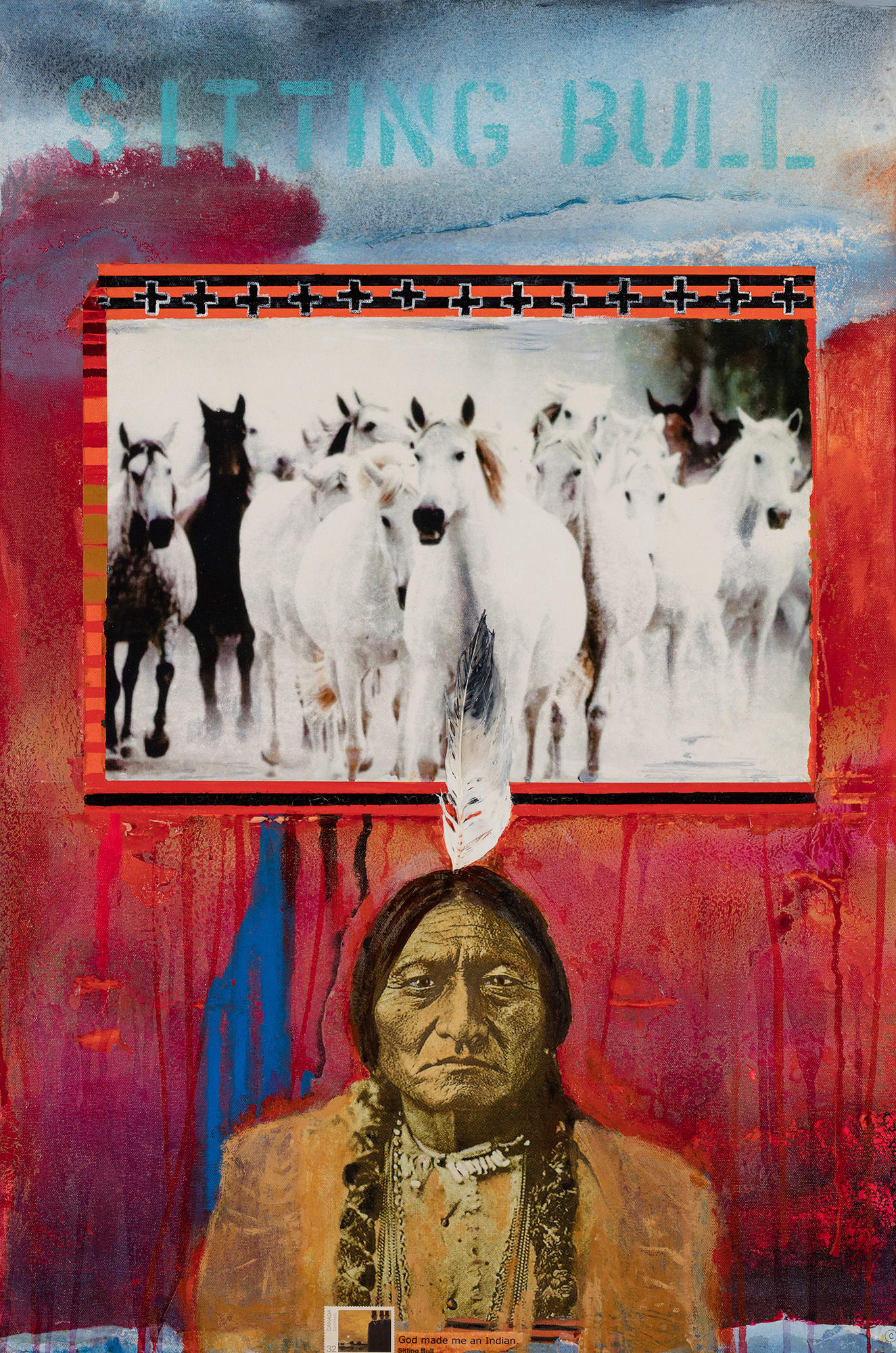 JANE ASH POITRAS, C.M., R.C.A. (1951-) CREE, Hayoka Feathers, 2014 ...