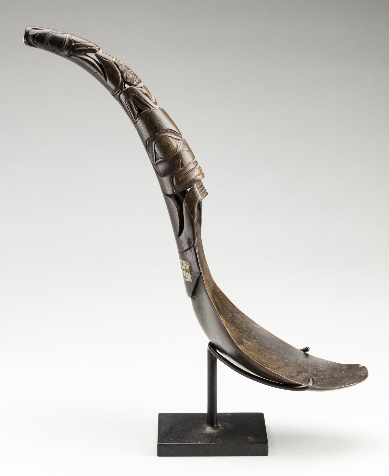 UNIDENTIFIED ARTIST, probably HAIDA, Feast Spoon, 1840-1860 | First Arts