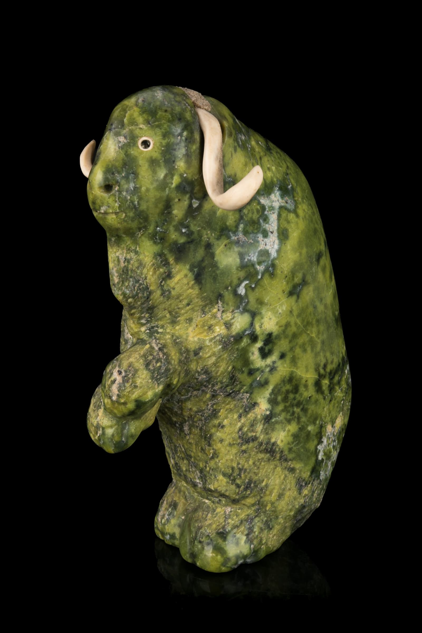 TEMELA OOPIK (1946-2018) KIMMIRUT (LAKE HARBOUR), Rearing Muskox, c ...