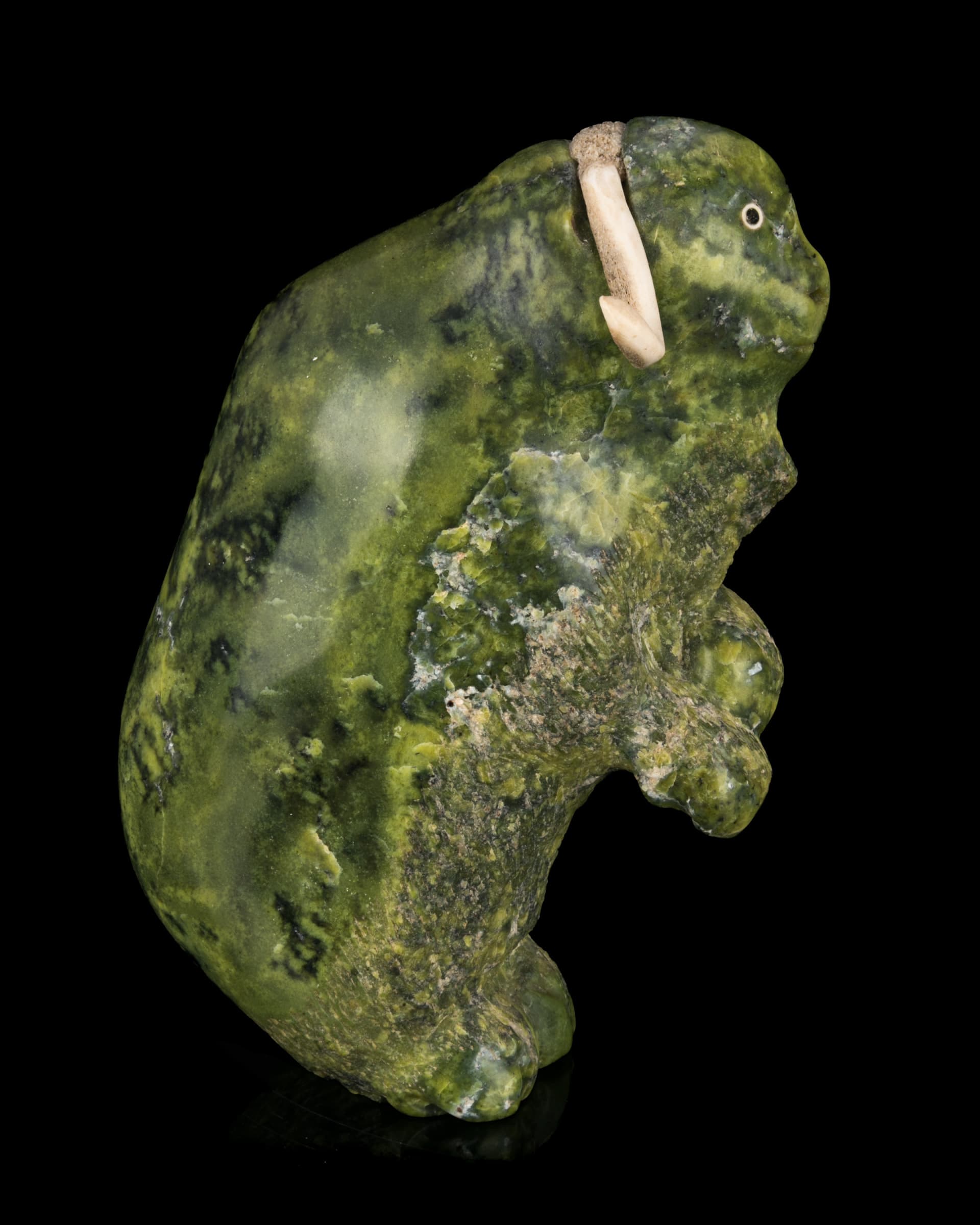 TEMELA OOPIK (1946-2018) KIMMIRUT (LAKE HARBOUR), Rearing Muskox, c ...