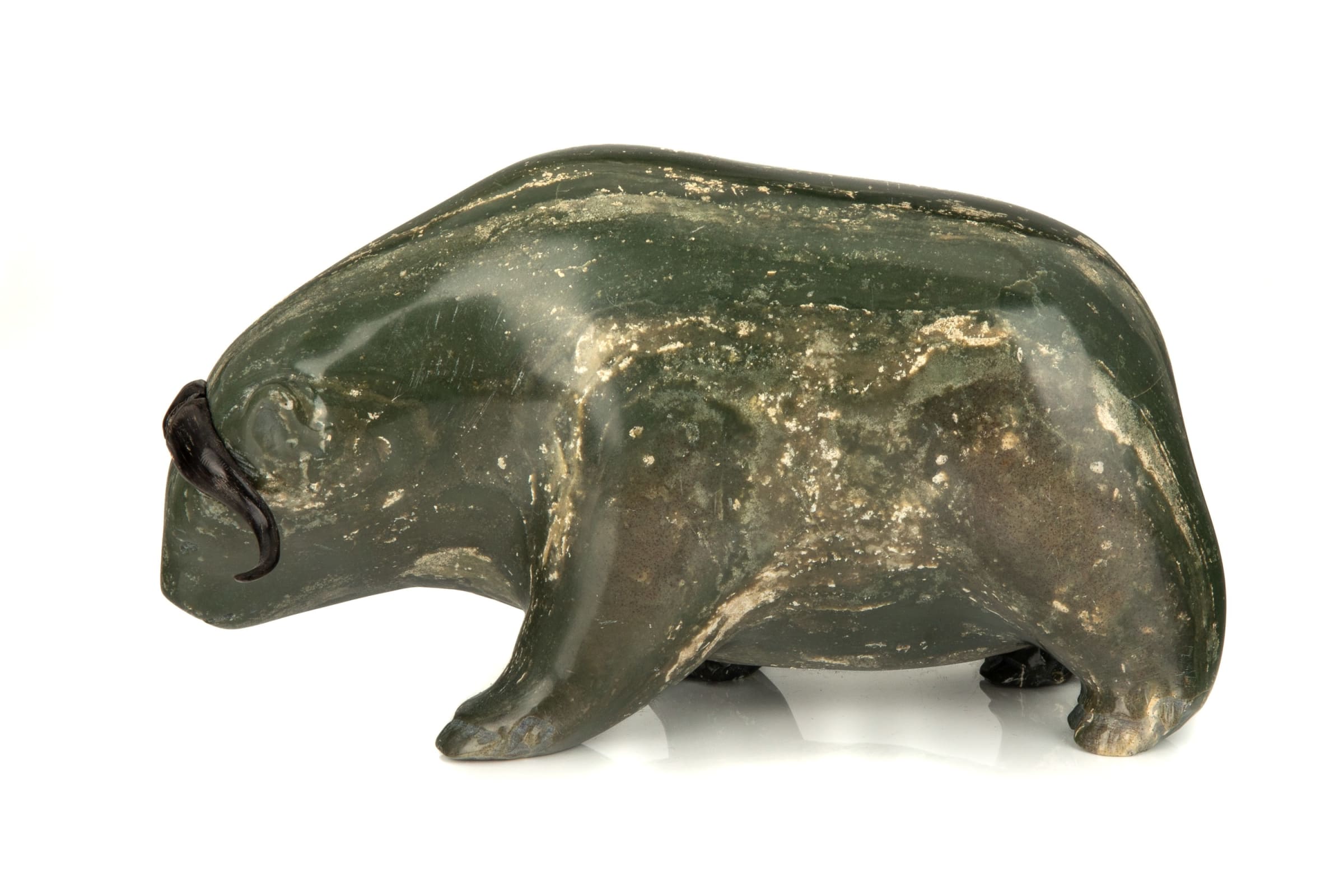 ROGER HITKOLOK (1948-) KUGLUKTUK (COPPERMINE), Muskox, 1970s | First Arts