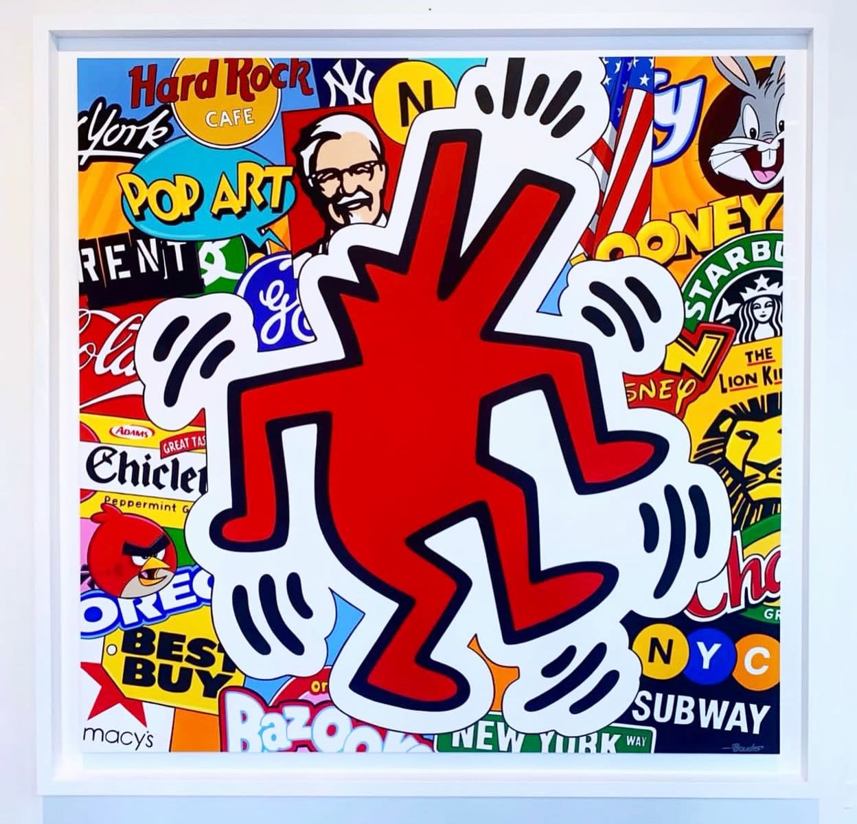 keith haring dancing dog