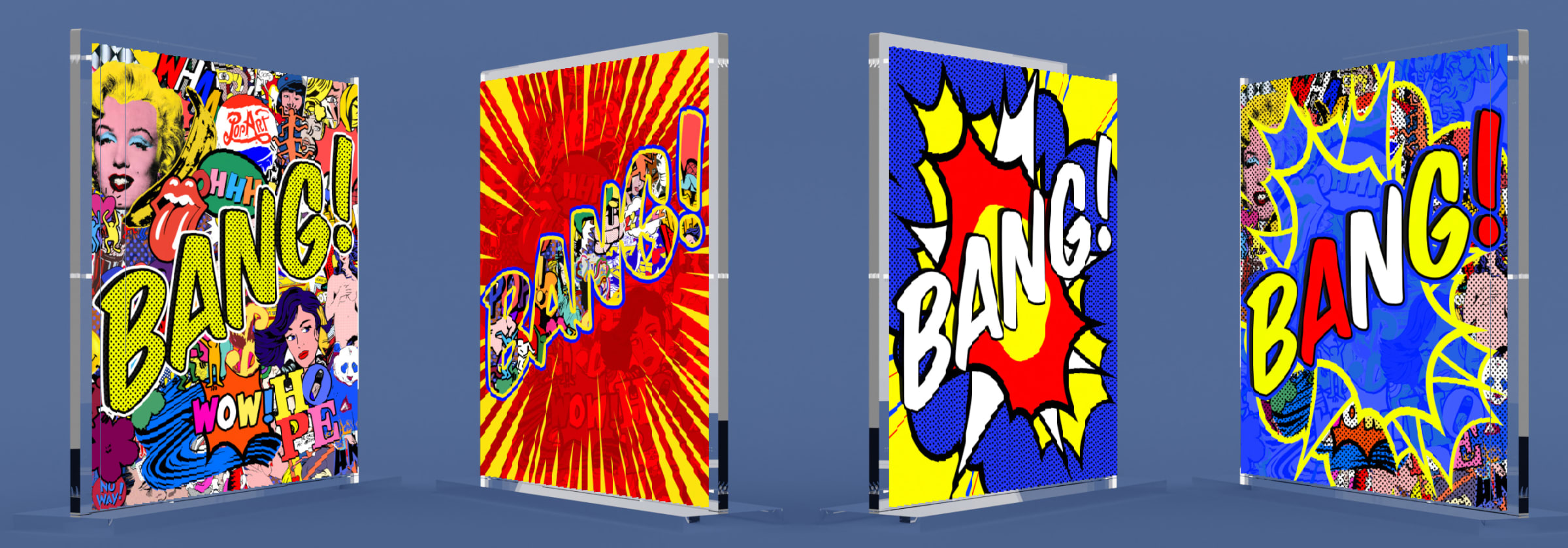 Patrick Rubinstein, Pif Paf Bang!, 2022 | Galerie de Bellefeuille