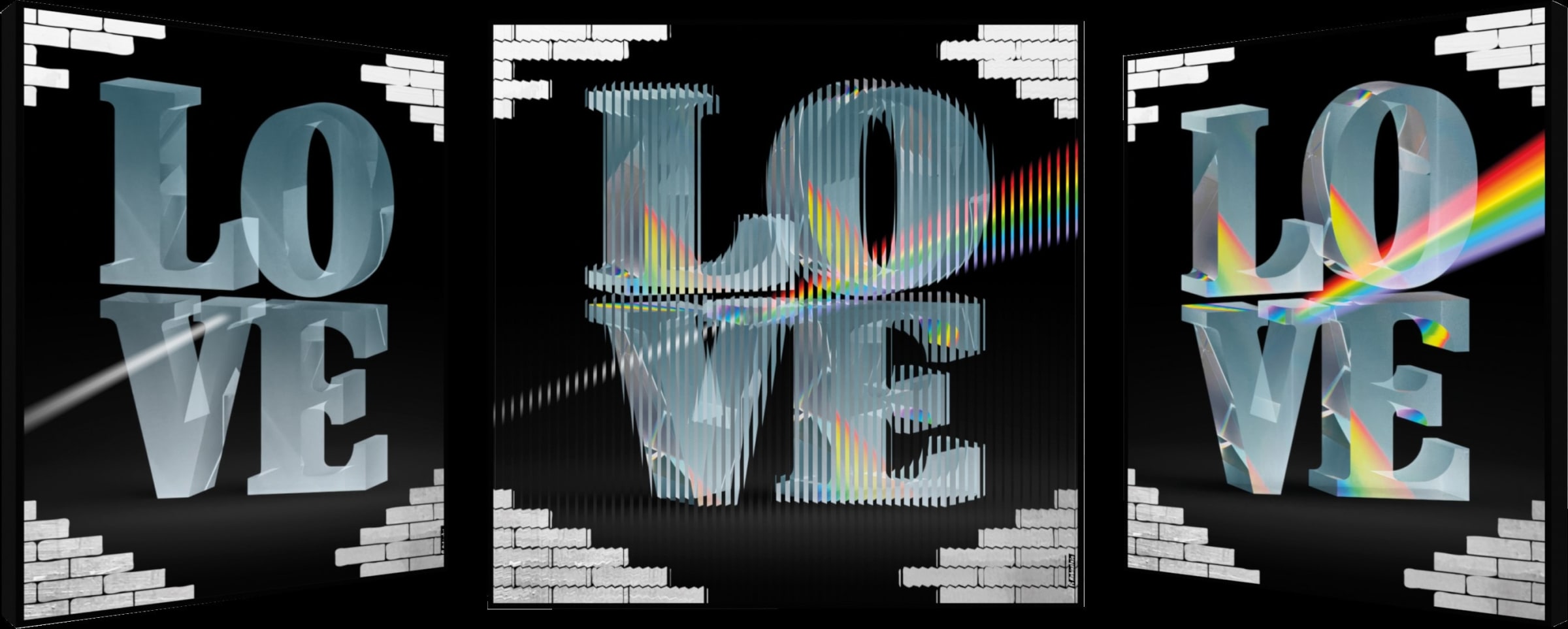 Patrick Rubinstein, Dark Side Of The Wall, 2023 | Galerie de Bellefeuille