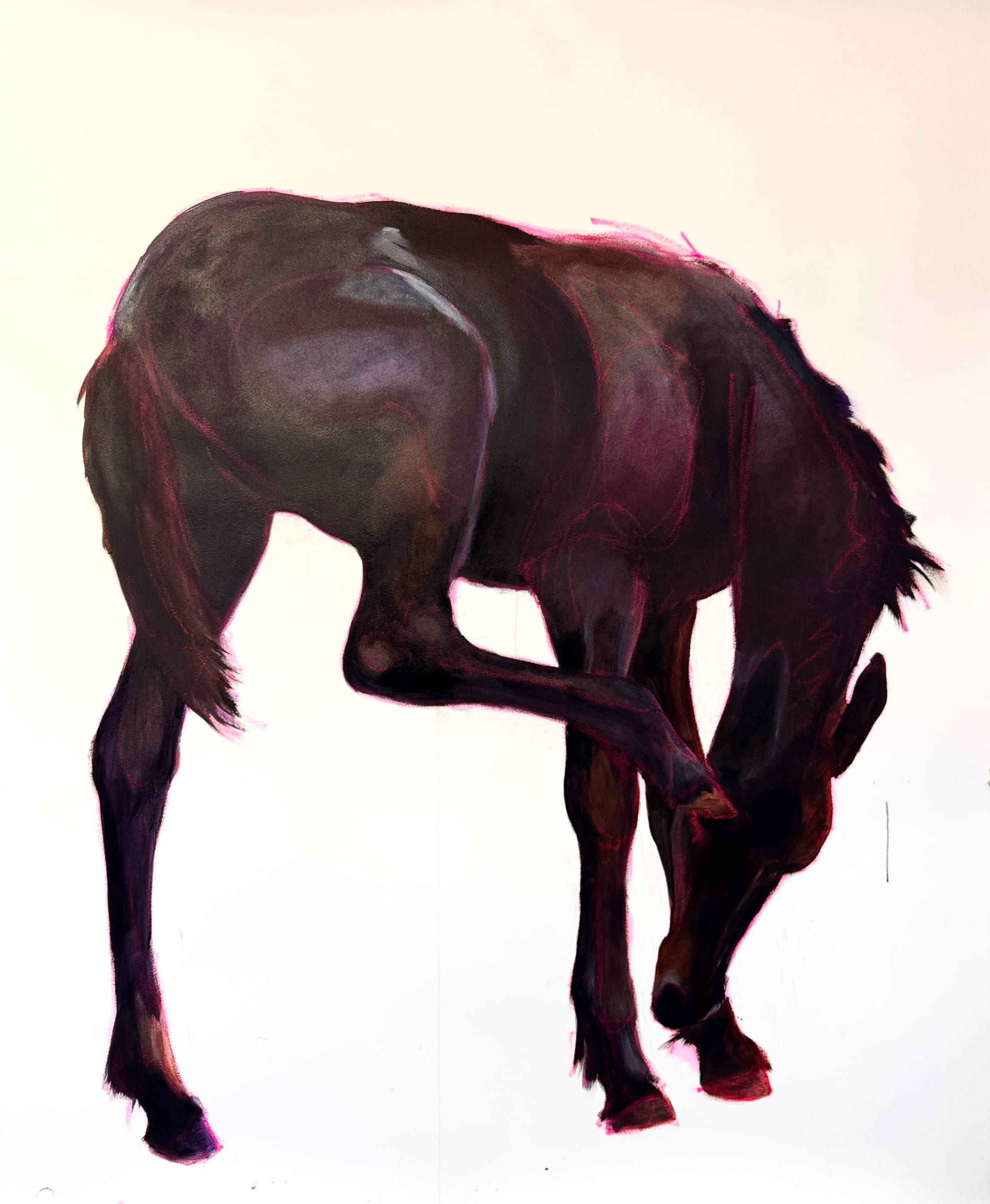 Philine van der Vegte, Foil, with sketch lines, 2025 | Galerie Mokum