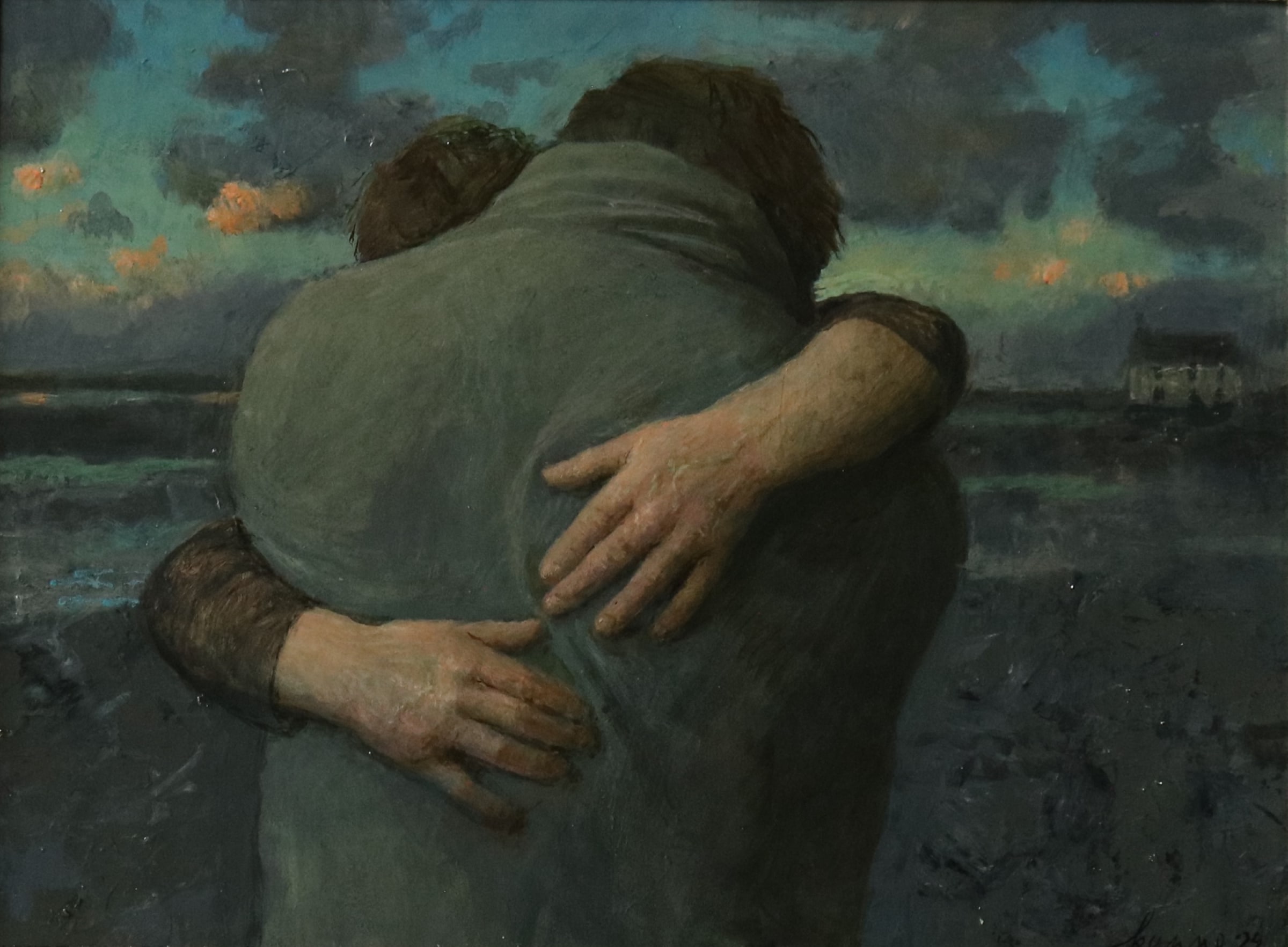 Kenne Grégoire, De Omhelzing, 2024 | Galerie Mokum