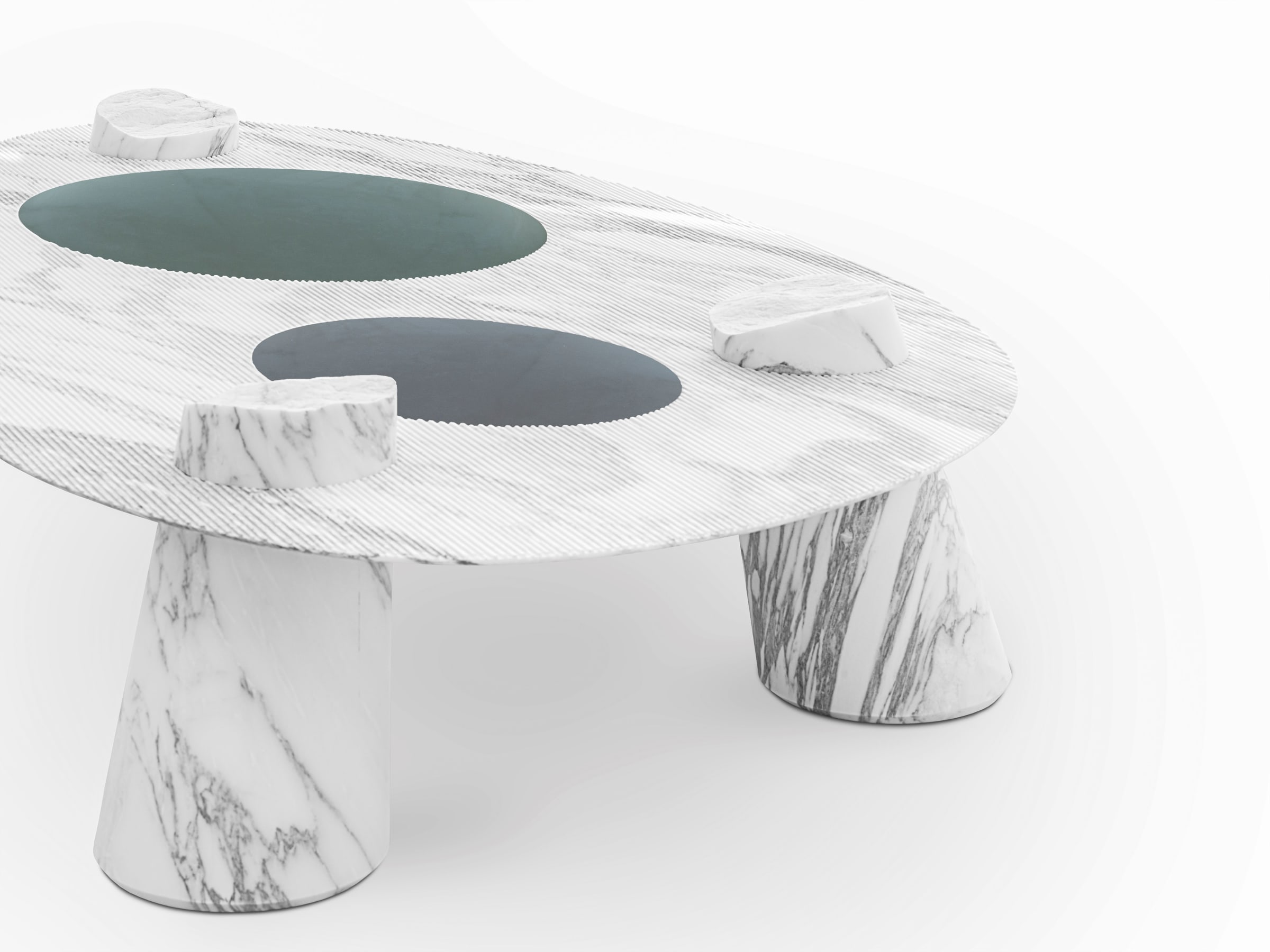 Emmanuel Babled, "Roho" coffee table, 2024 | Galerie Gastou
