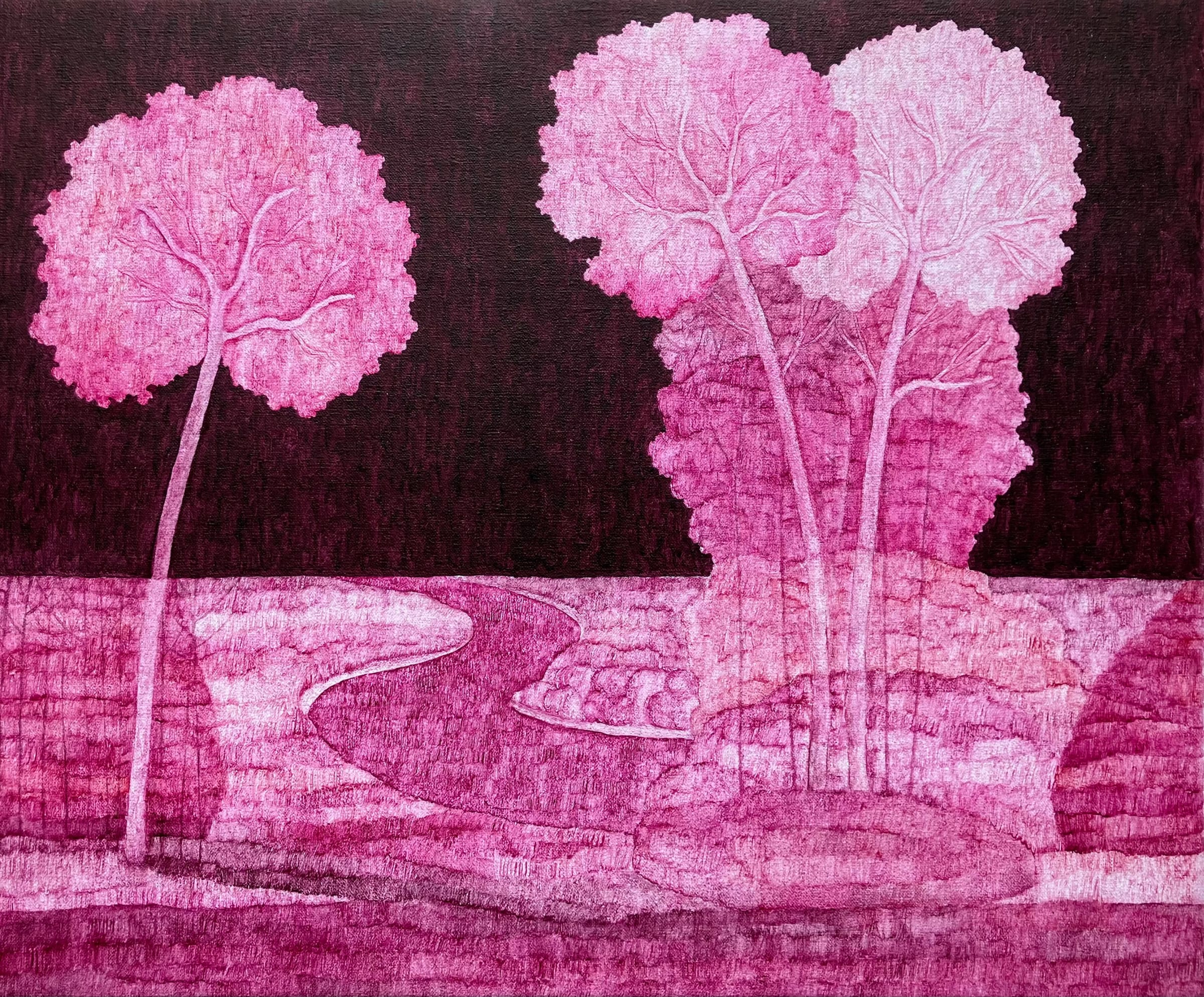 MARIA HALL, Beröringens rodnad – Floden VI, 2023 | Galleri Glas