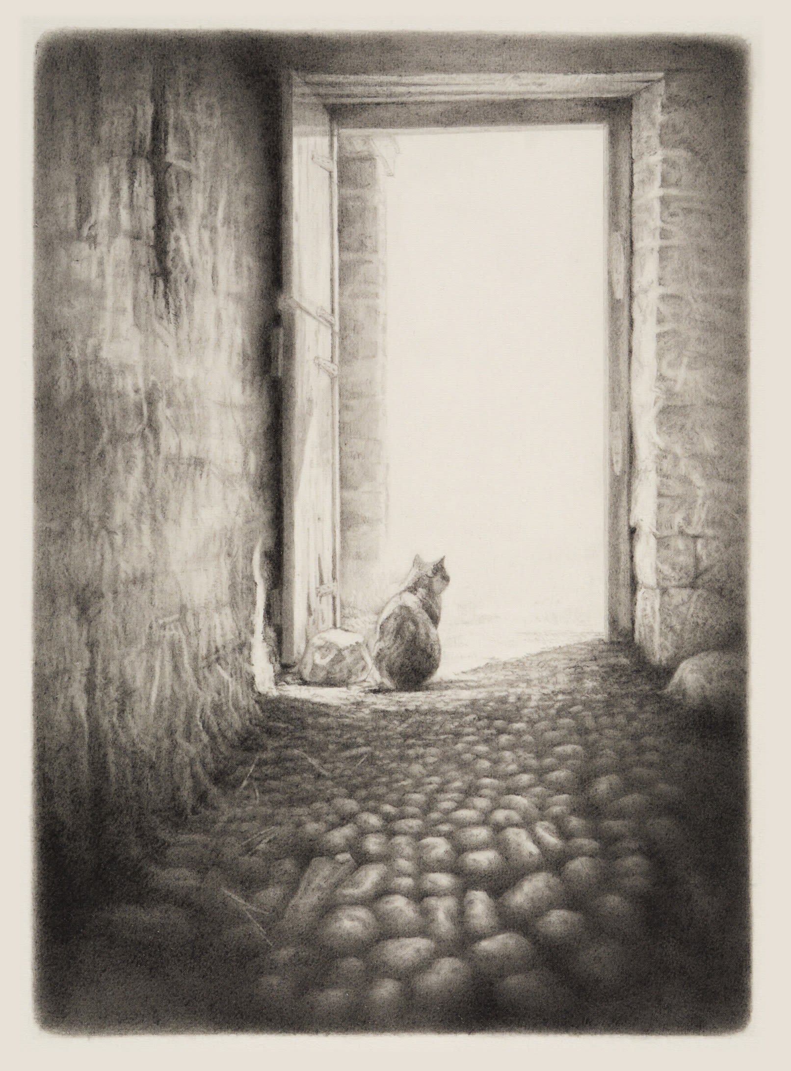 Angela French, Farm Cat | Gallery by the Lakes