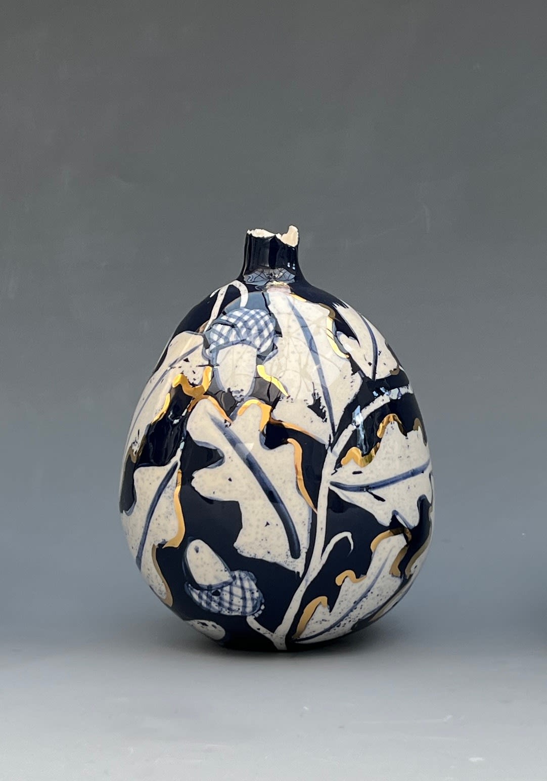 Elaine King, Oak Bottle Flask I, 2024 | Gallery by the Lakes