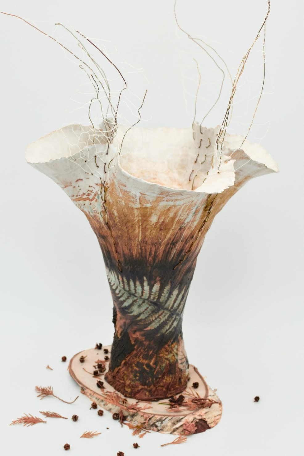 Sonya Wilkins, Windswept Skeleton Tree Vessel, 2023 | Gallery by the Lakes