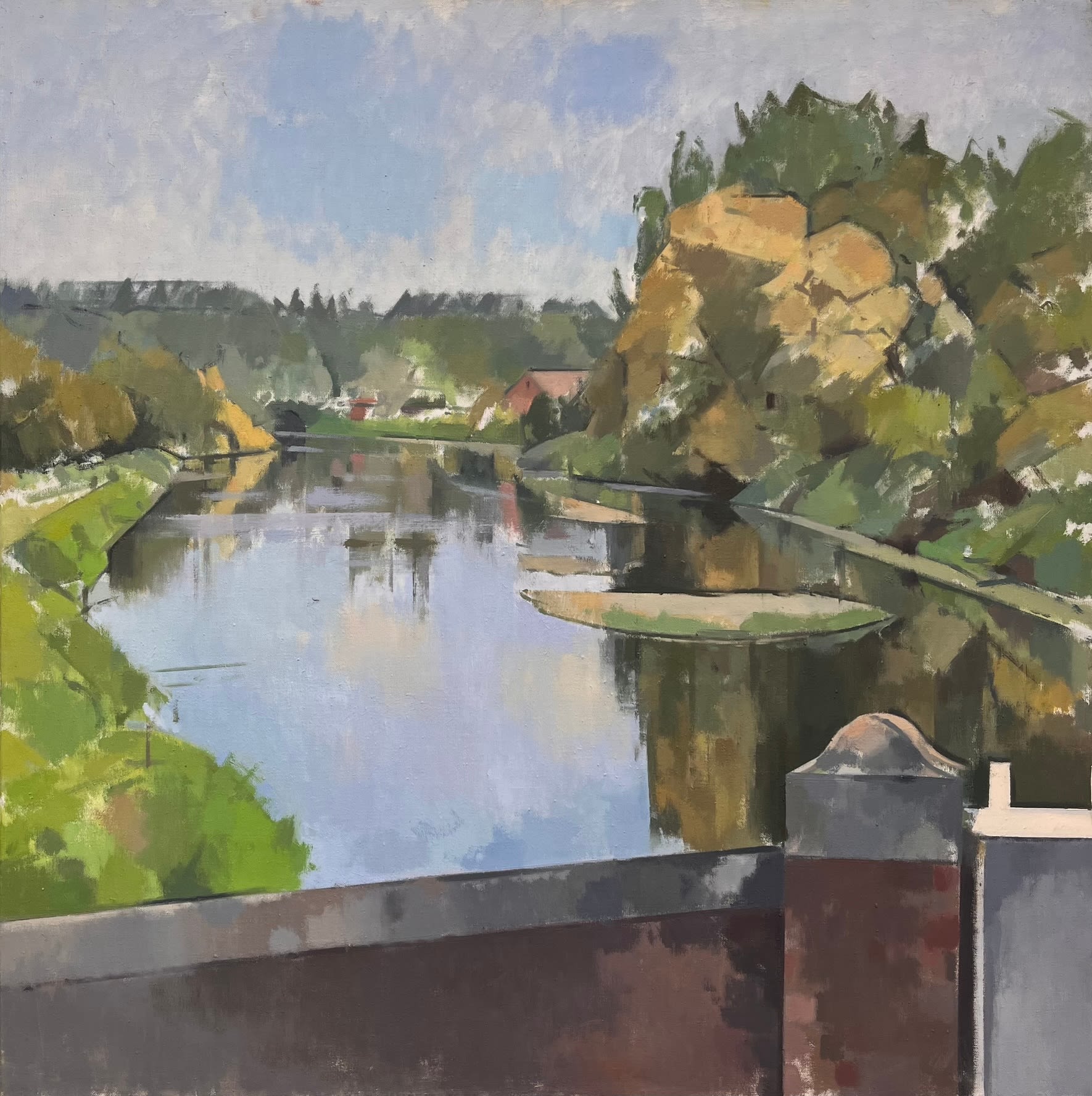 Robert Brooks, River Avon from Throop, Summer , 2024 | Gallery by the Lakes