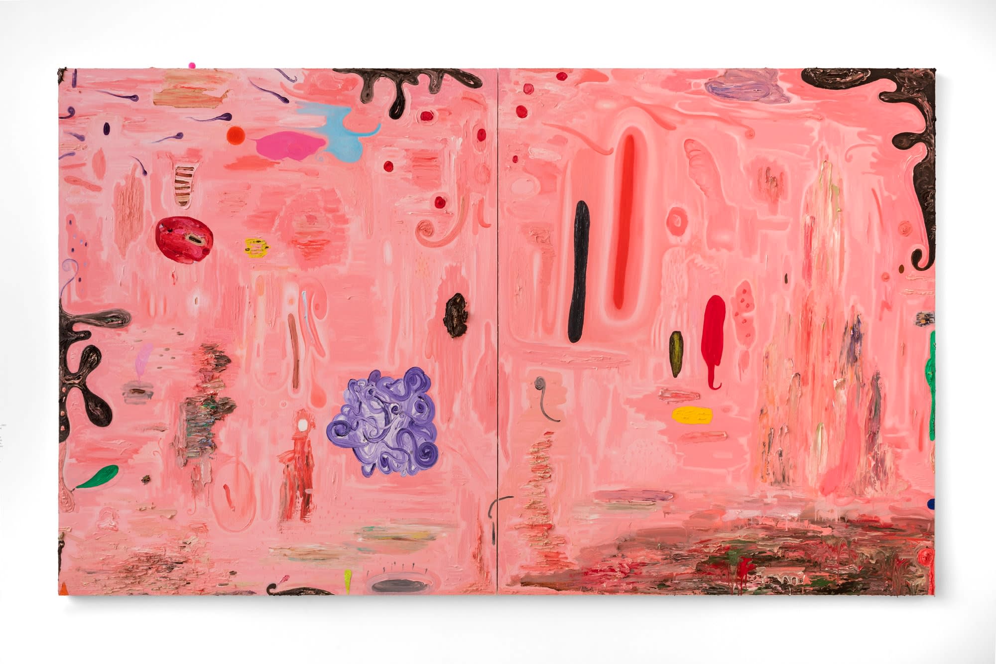 Victor Estrada, PINK LANDSCAPE/LA MARIPOSA ROSA, 2023 | François Ghebaly