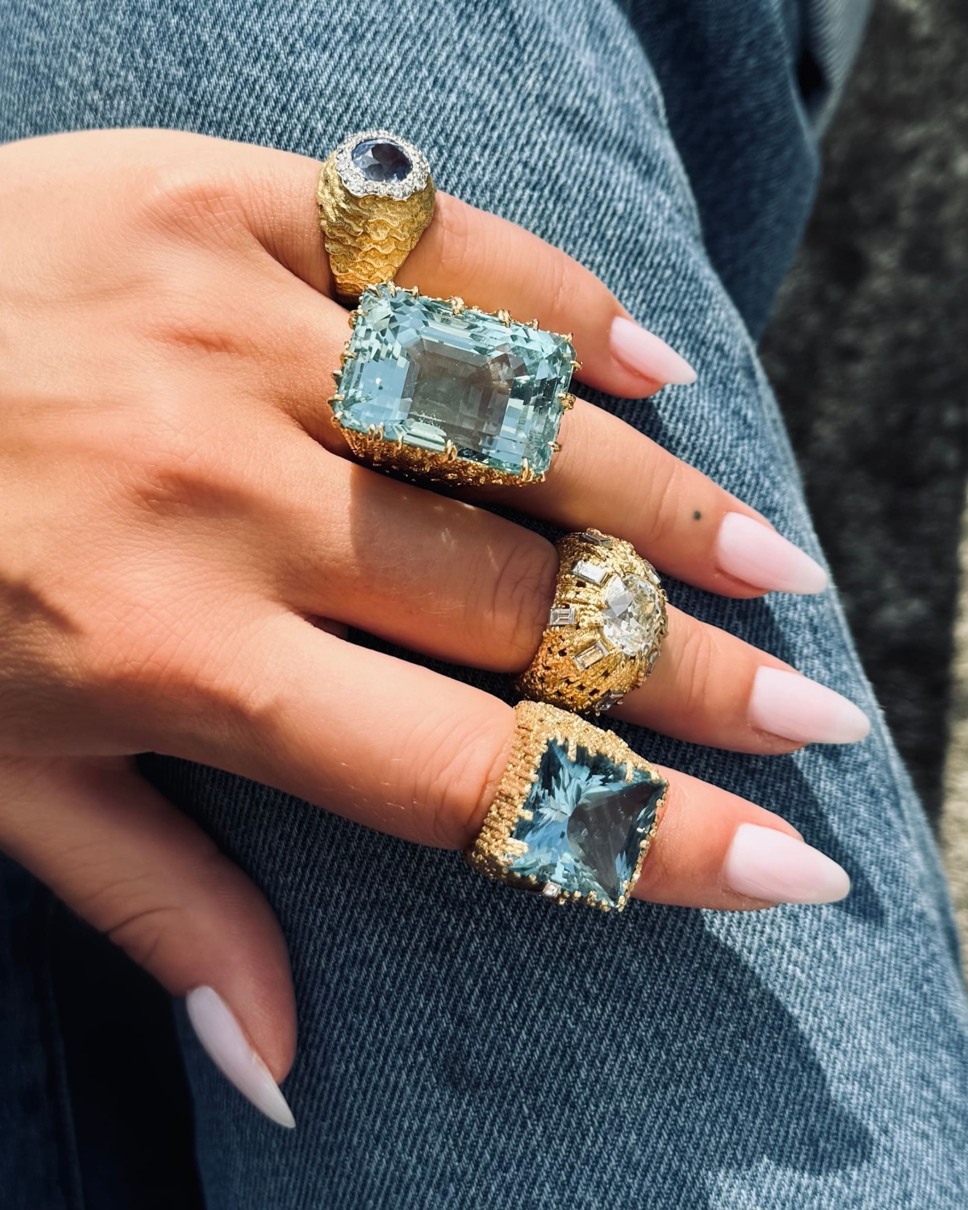 GRIMA, Aquamarine Ring, 1968