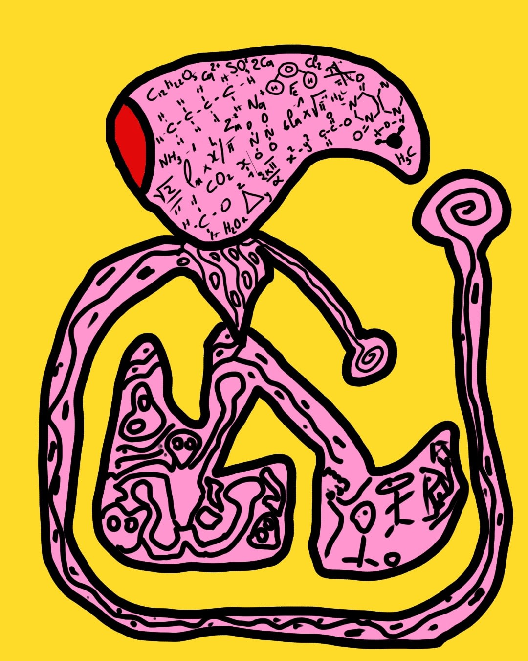 Hamed Zida, BIG BRAIN, 2023 | Hadadi Fine Art