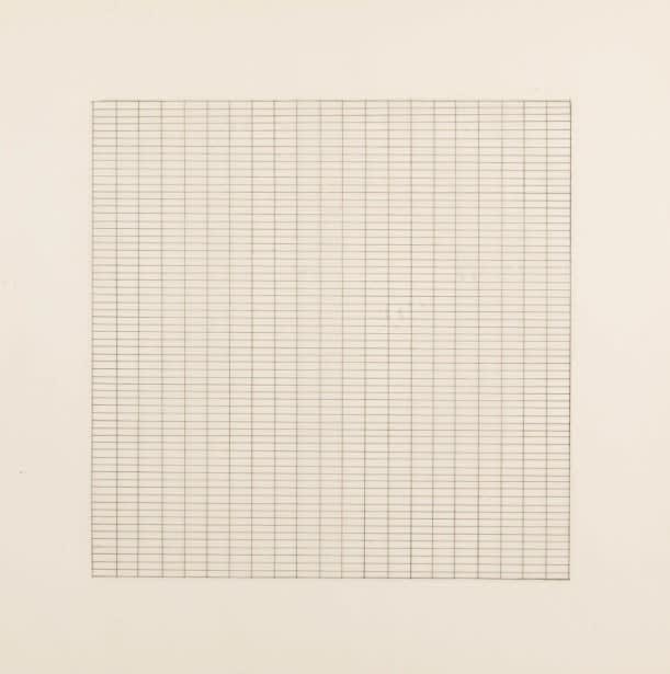 Agnes Martin, Untitled X from Paintings and Drawings 1974-1990, 1991 ...