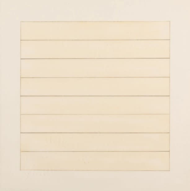 Agnes Martin, Untitled VII from Paintings and Drawings 1974-1990, 1991 ...