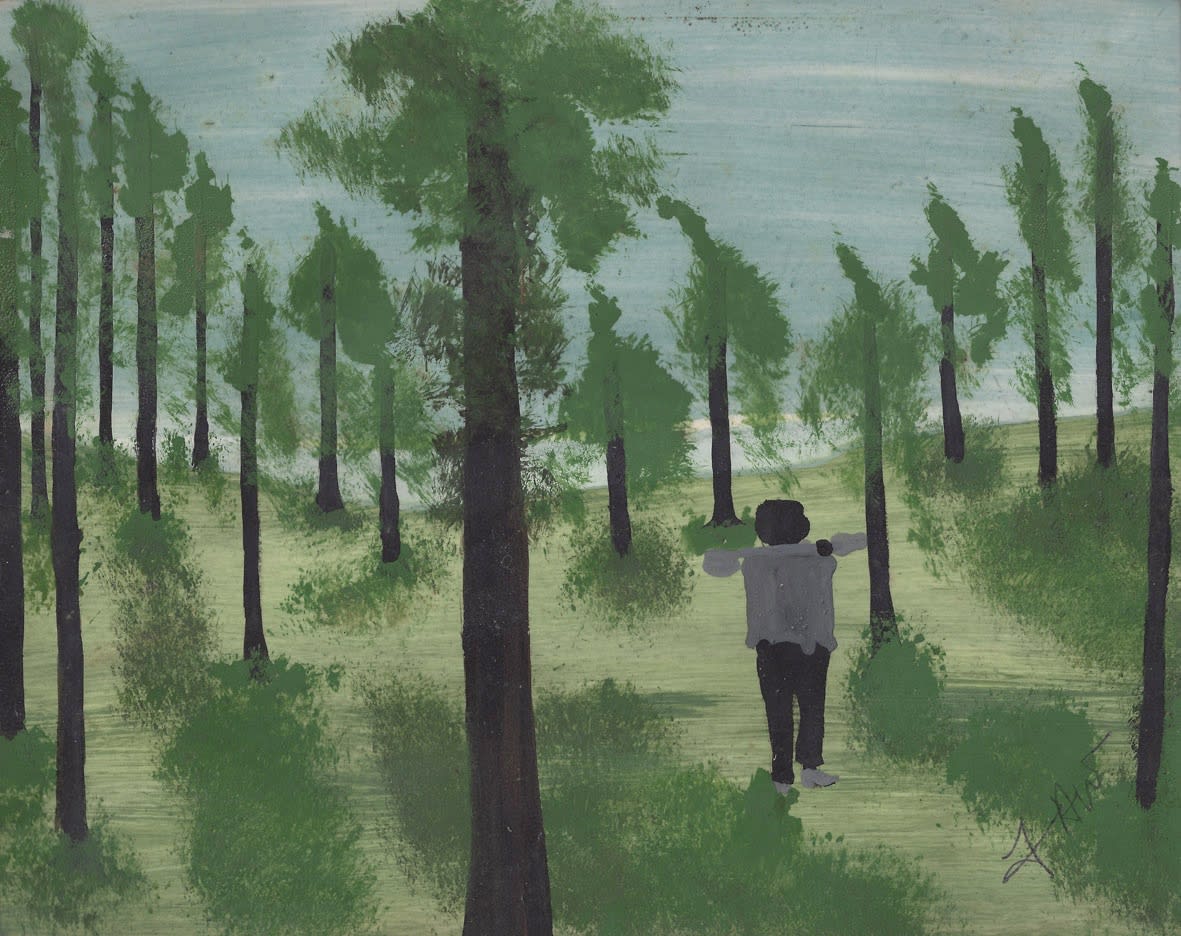 Frank Walter, Self Portrait Series: Figure in Trees | Ingleby Gallery