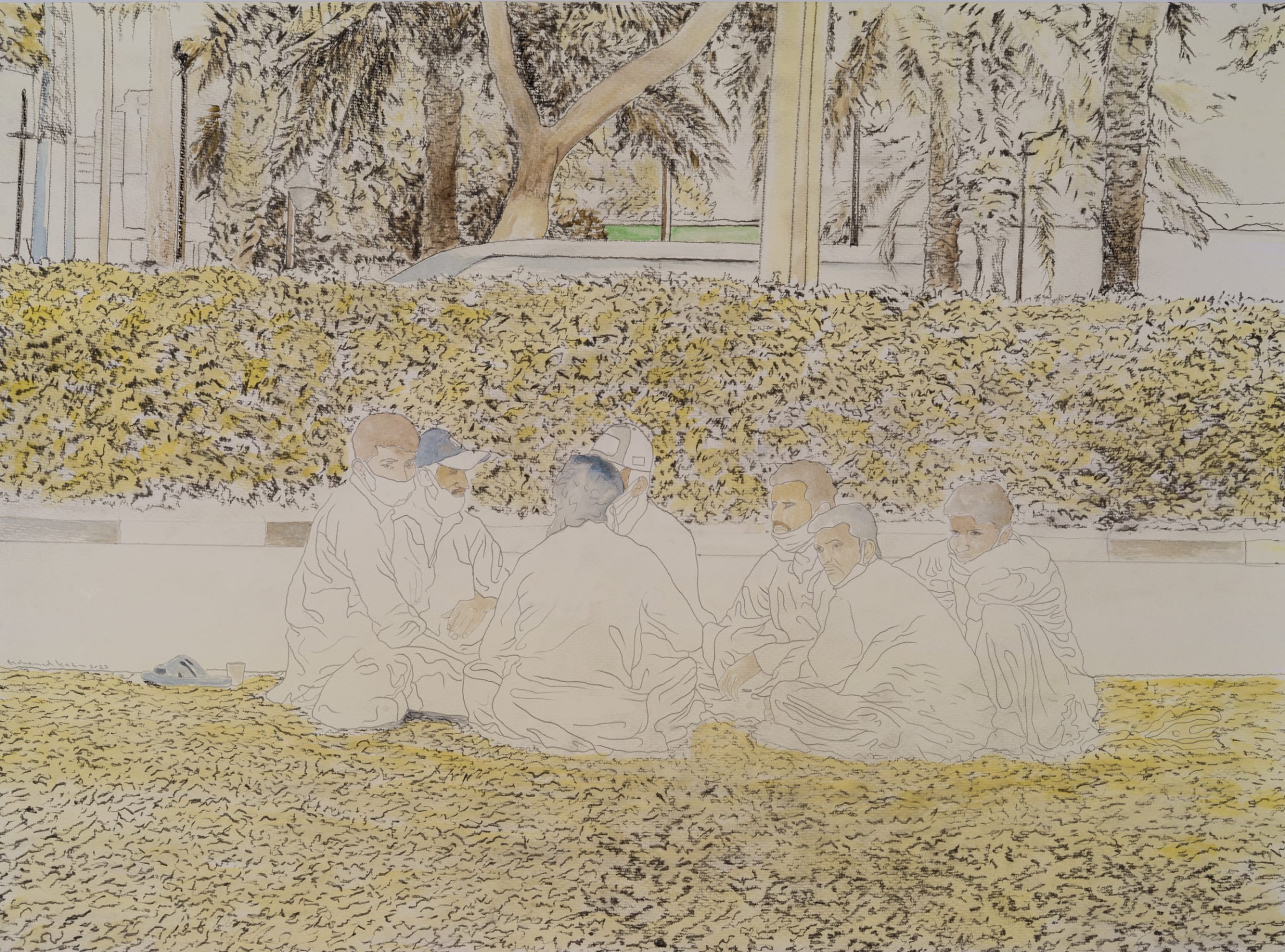 Mohammed Kazem, Window, 2023 | Gallery Isabelle