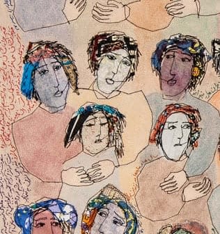 Batool Showghi, The Rising of Women | jaggedart.com