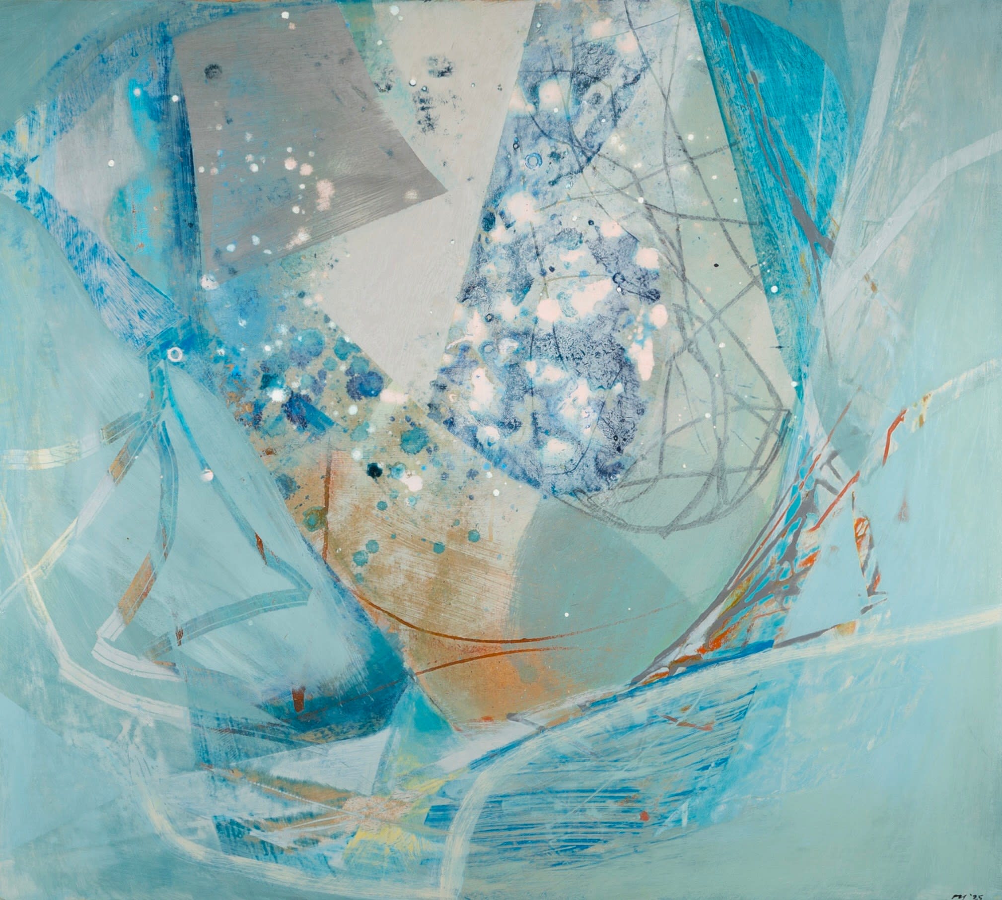 Peter Joyce, Undercliff Sea, 2025 | Jenna Burlingham Gallery